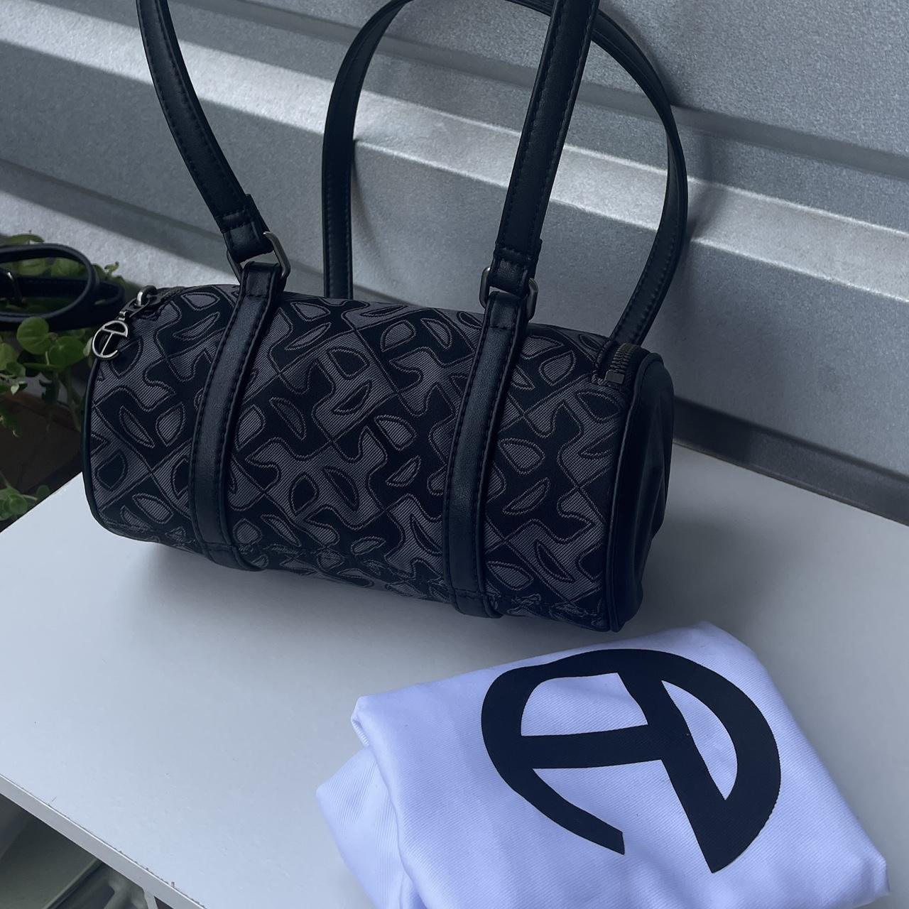 Small Jacquard Telfar Duffle | Black Monogram... | Depop