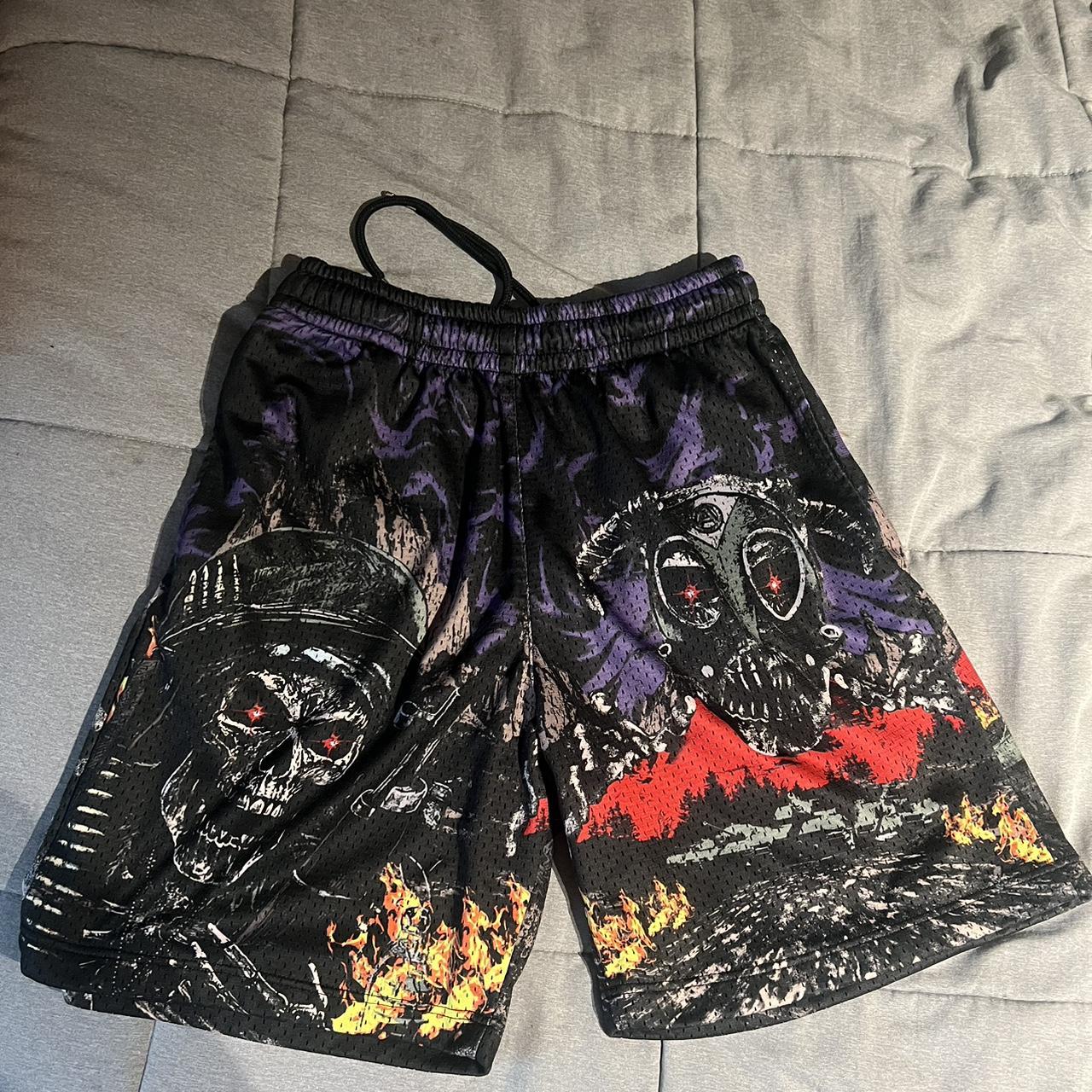UNWANTED “Valley Of Death” Mesh Shorts. - Worn Once... - Depop