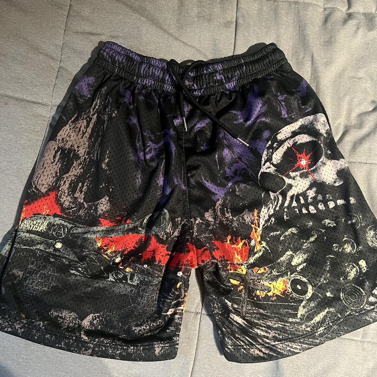 UNWANTED “Valley Of Death” Mesh Shorts. - Worn Once... - Depop