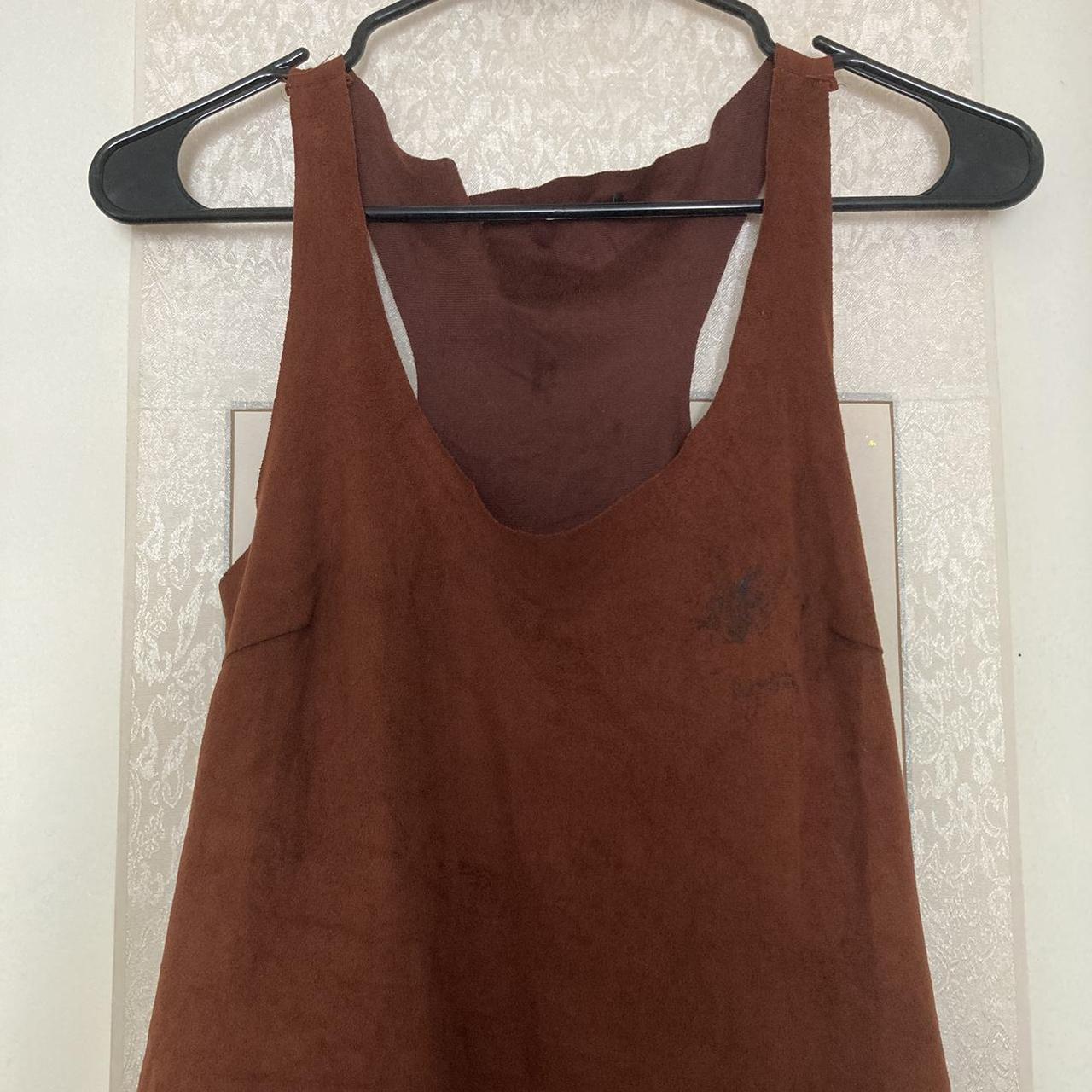 Burnt orange/rust tank top, very boho. Bought in a... - Depop