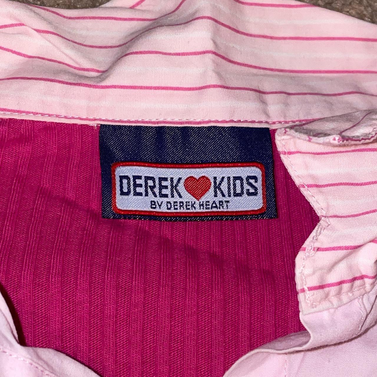 DEREK HEART KIDS youth size Medium hot pink sweater... - Depop