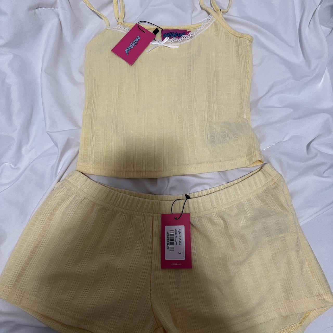 edikted matching pjs, so cute - Depop