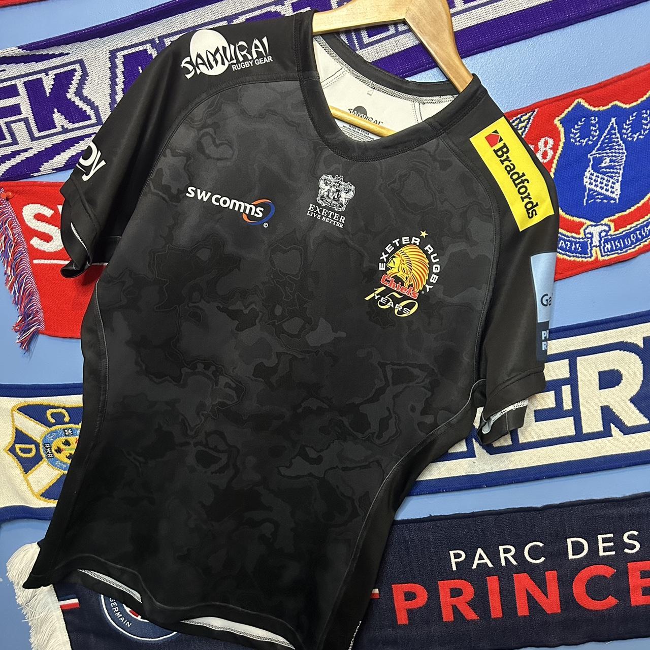 Exeter Chiefs Rugby shirt Condition - Very... - Depop