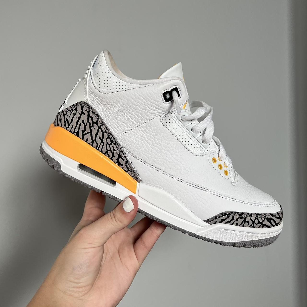 Air Jordan 3 Retro Laser Orange Size 5 | Worn few... - Depop