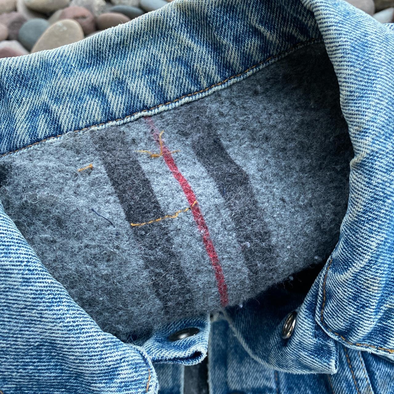 Vintage Levis blanket lined denim jacket Very thick... - Depop