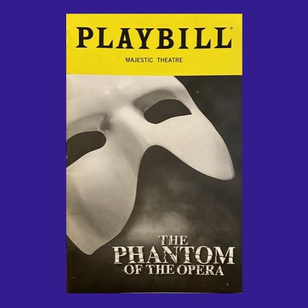 Phantom Of The Opera Playbill