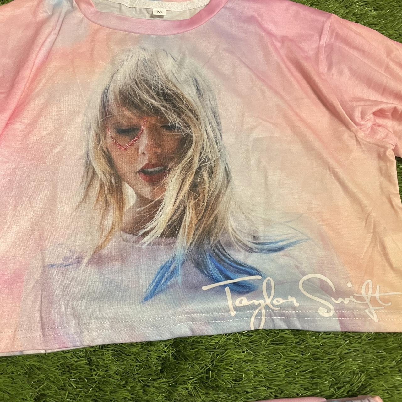 taylor swift lover pajamas size medium never... - Depop