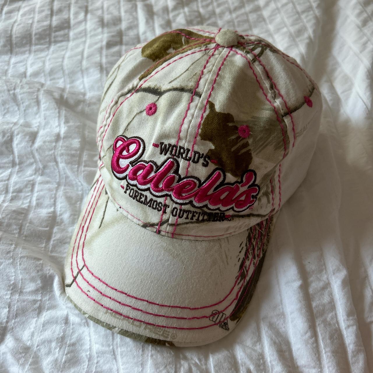y2k camo hat super cute realtree pink/green camo hat... - Depop