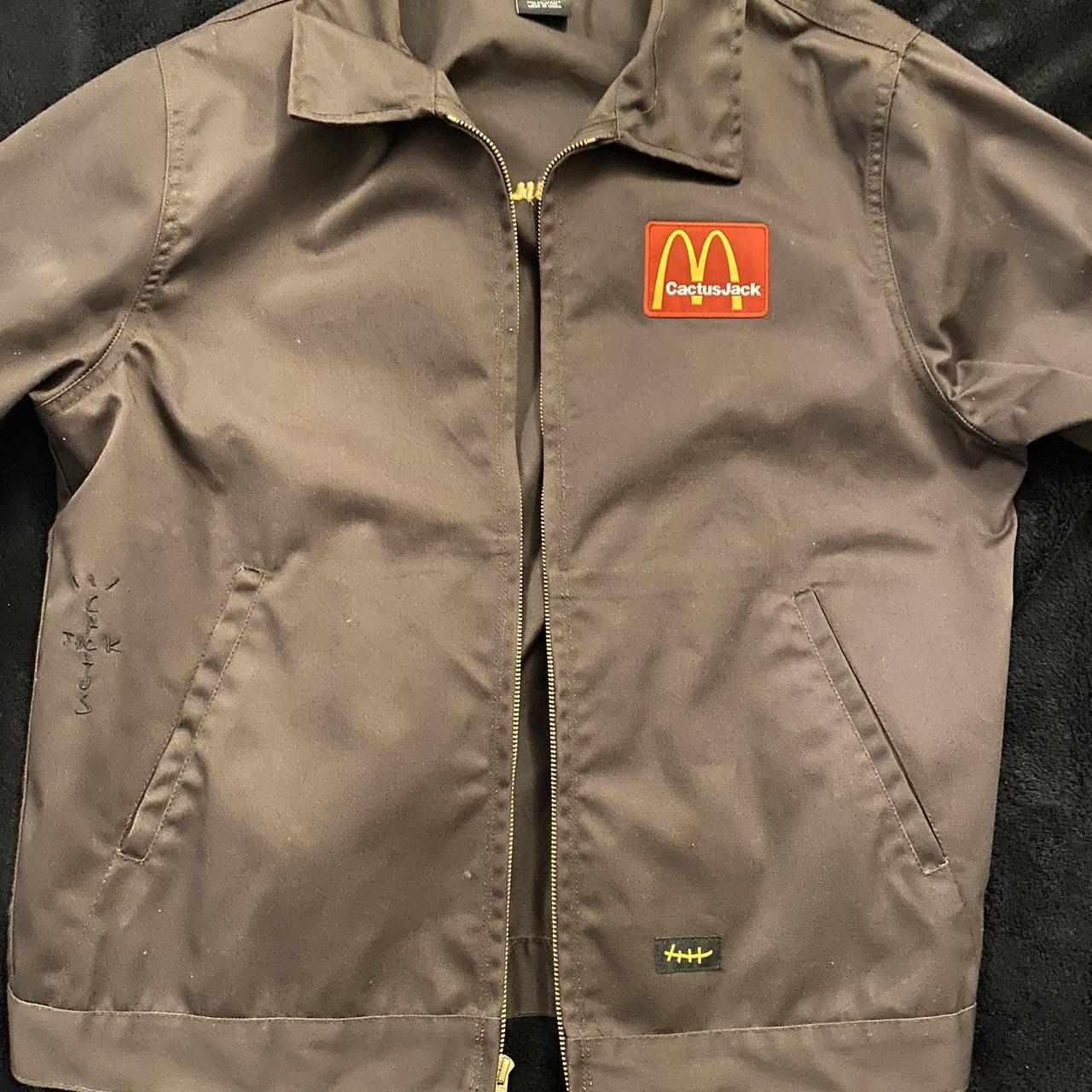 Travis Scott Men's Brown and Red Jacket | Depop