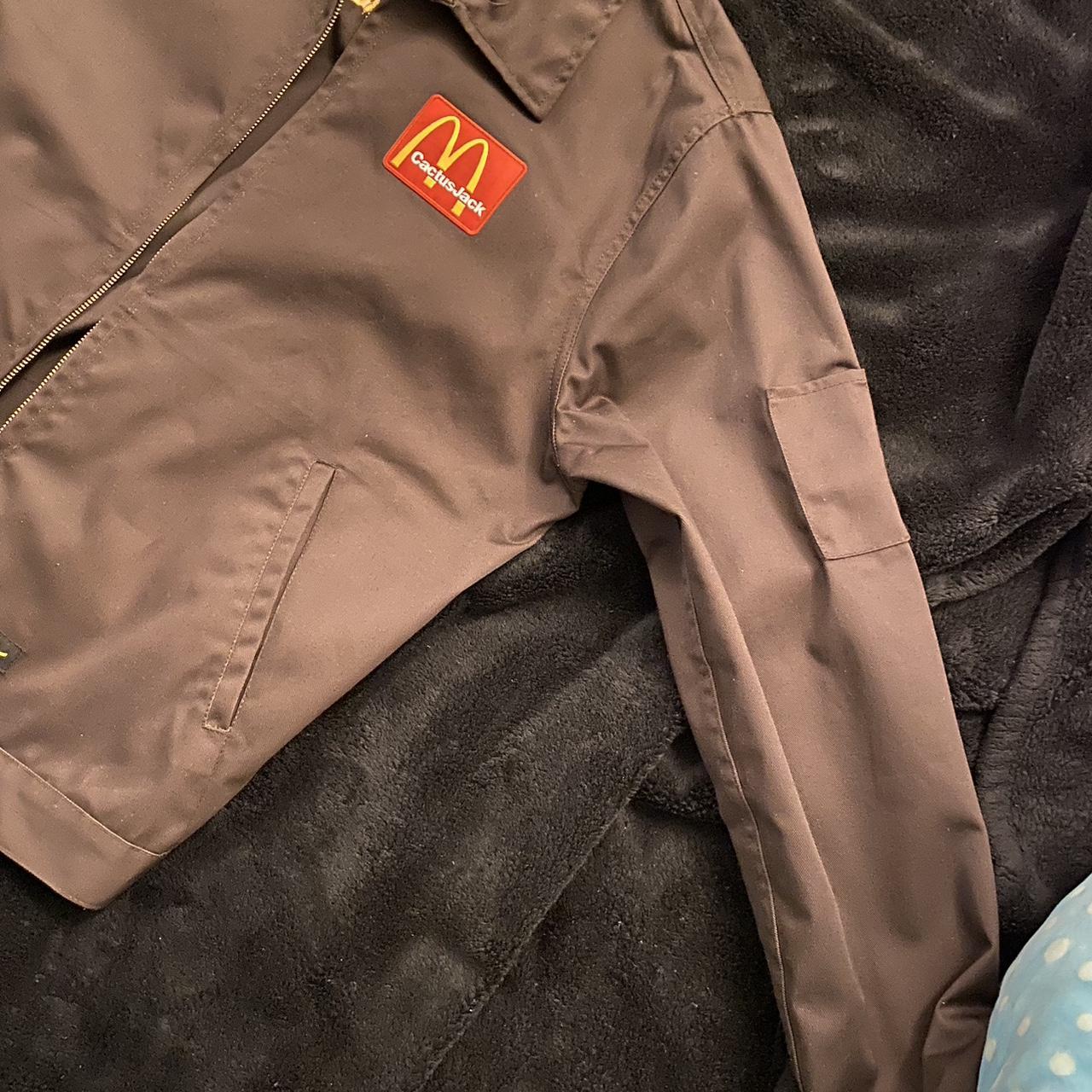 Travis Scott Men's Brown and Red Jacket | Depop