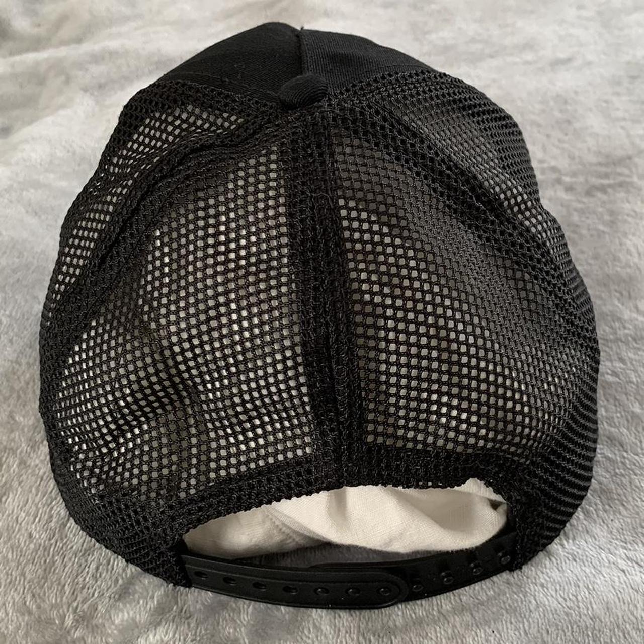 Alo Yoga District Trucker Hat in Black with White... - Depop