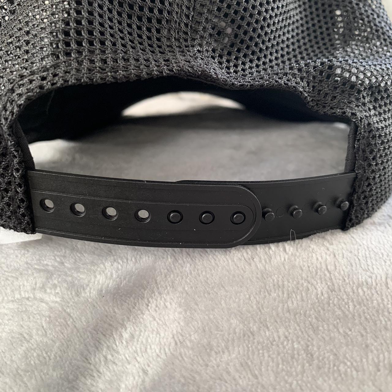 Alo Yoga District Trucker Hat in Black with White... - Depop