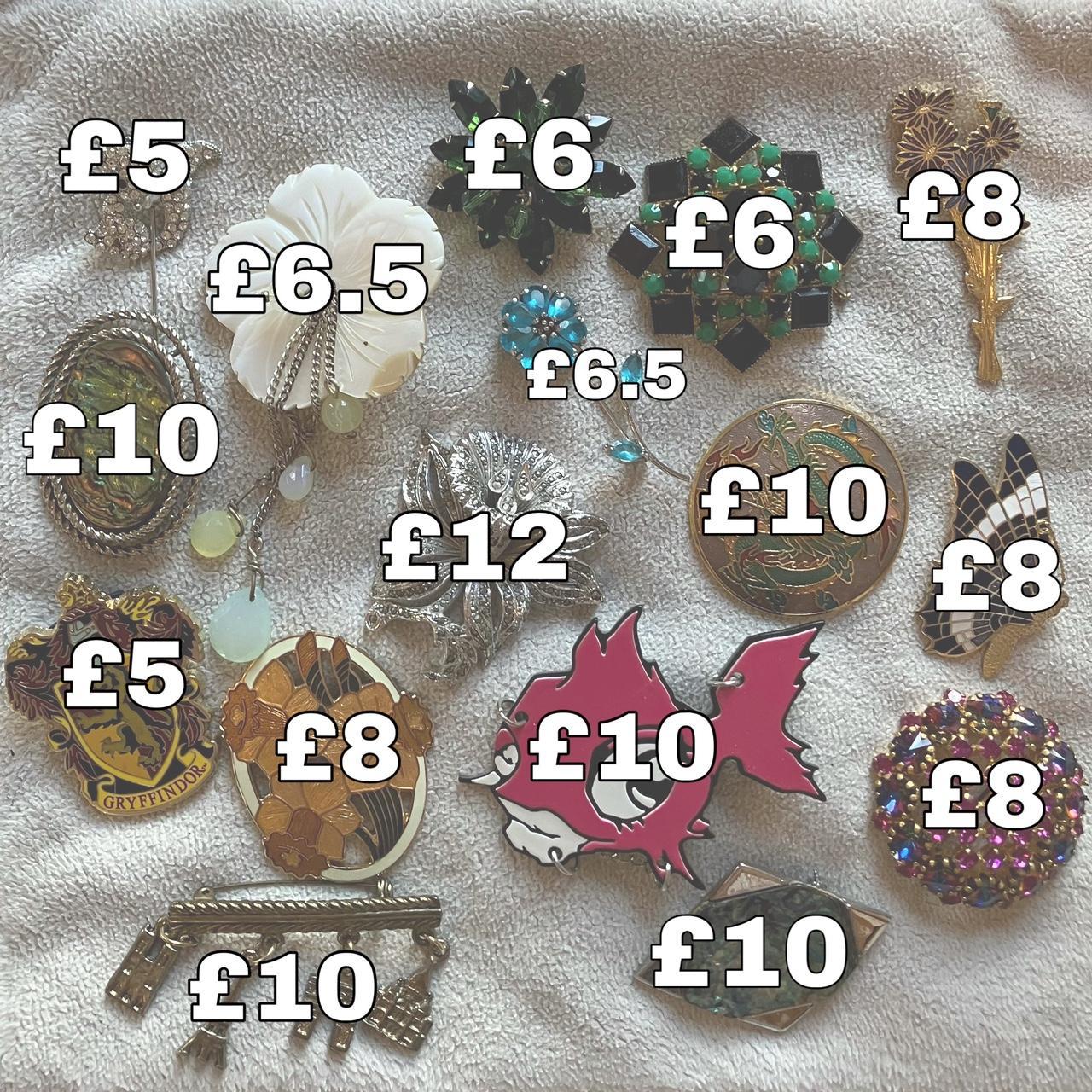Costume brooches (prices vary) #brooches #brooch... - Depop