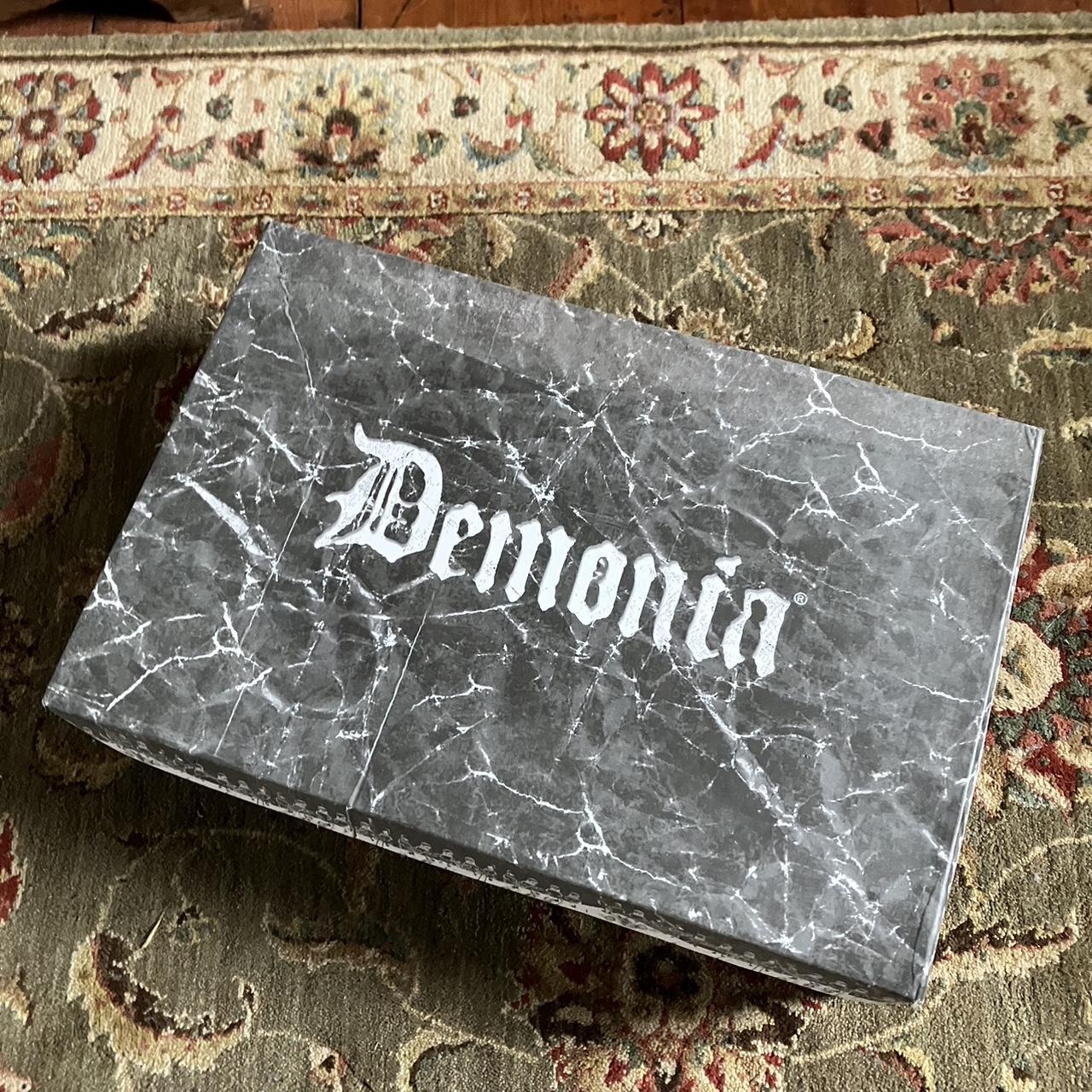 Demonia platform patent boots Comes with Demonia... - Depop