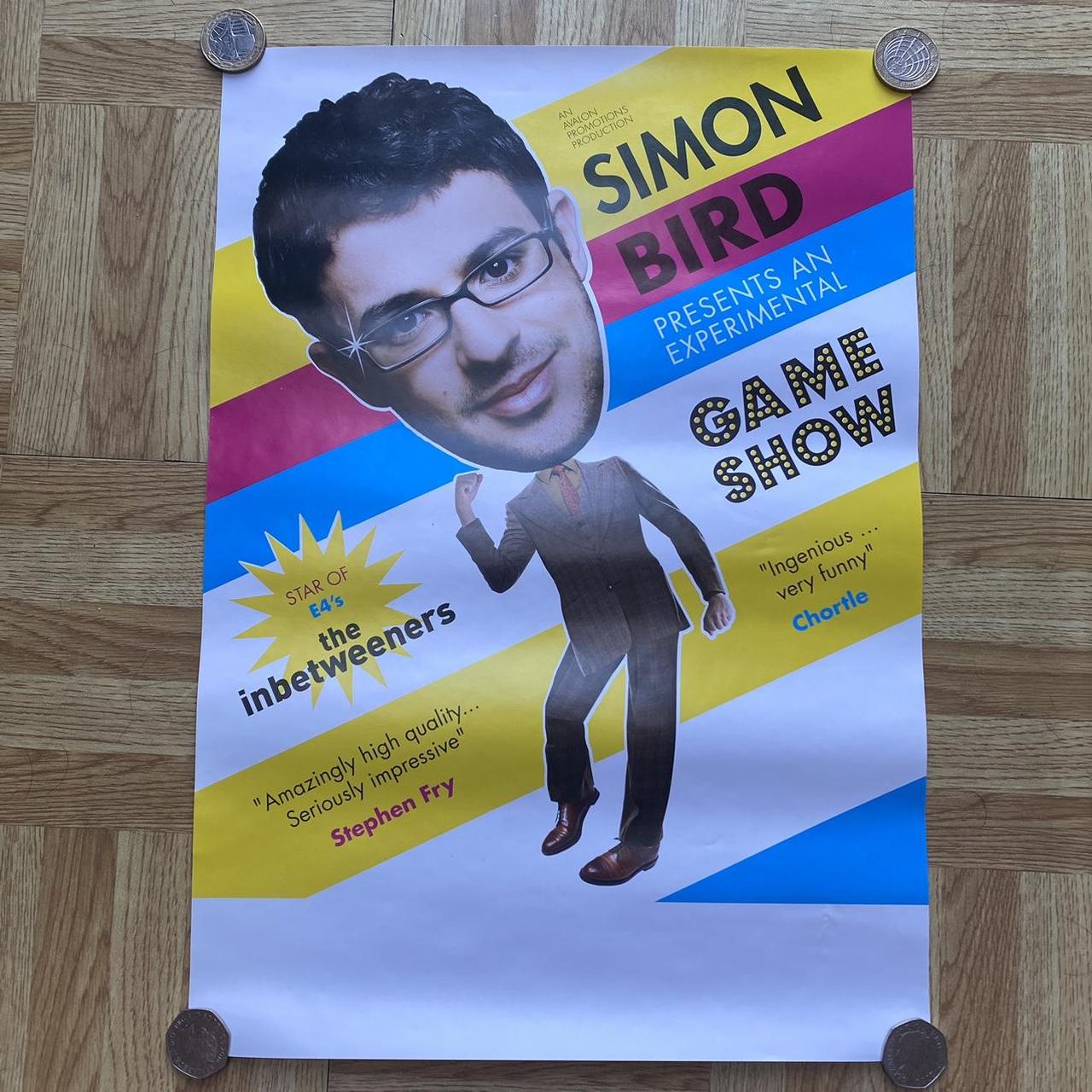 AVALON PROMOTIONS PRODUCTION Simon Bird A3 poster... - Depop