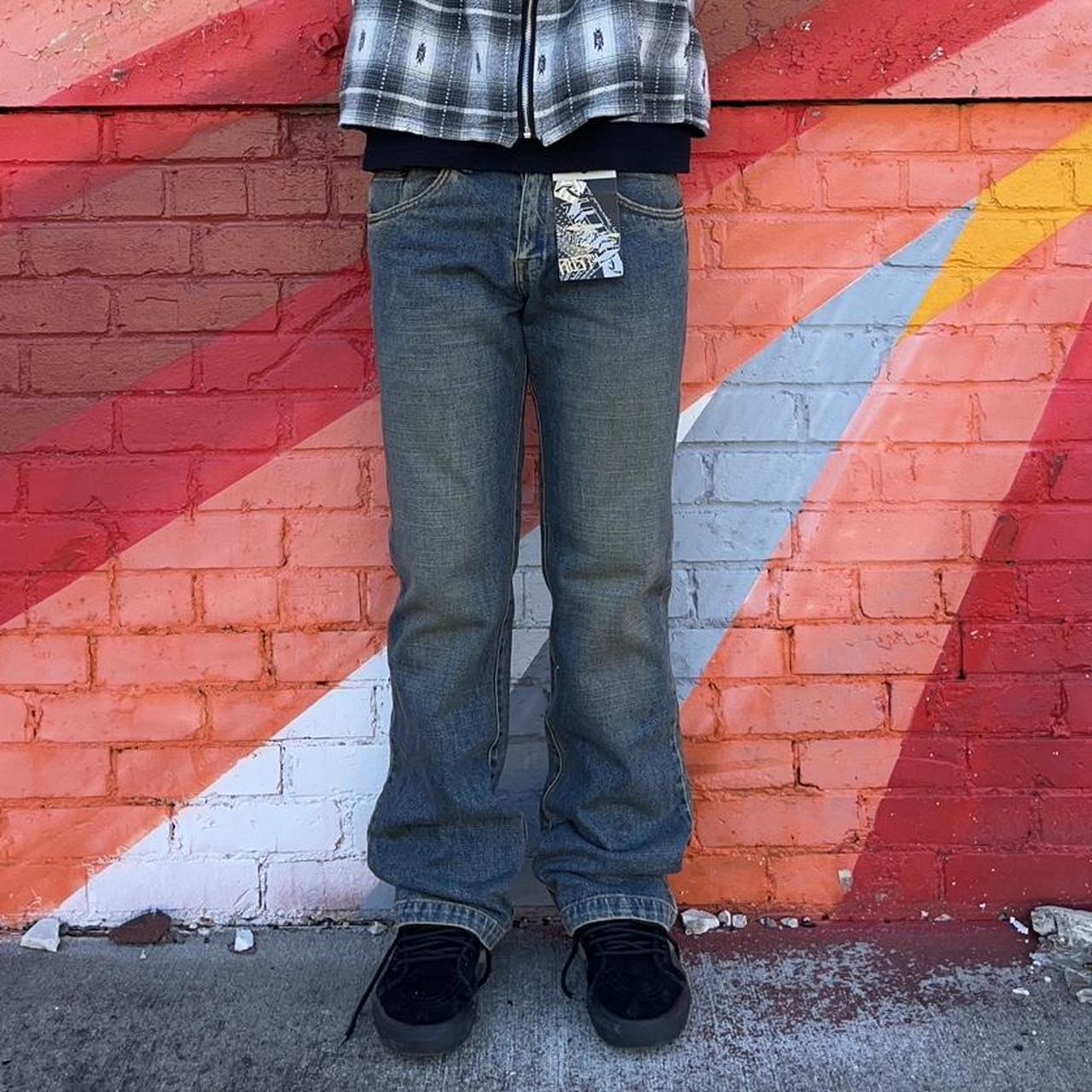 Y2K Deadstock Rusty Brand Mudwash Bootcut Jeans.... - Depop