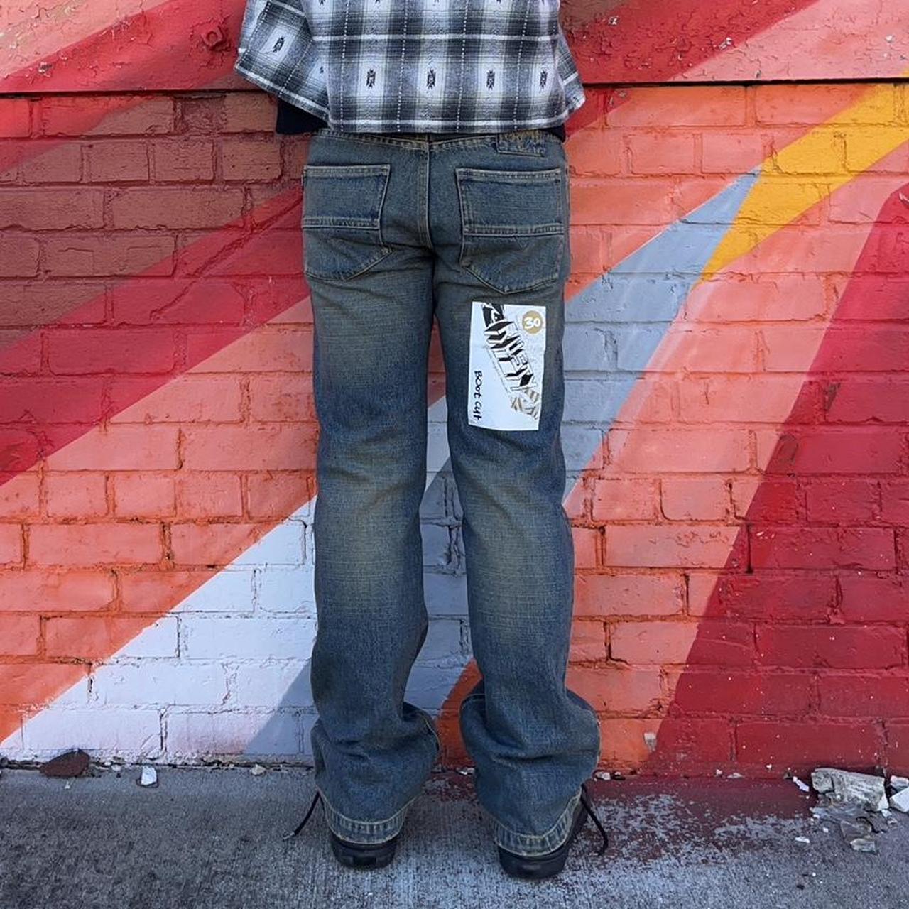 Y2K Deadstock Rusty Brand Mudwash Bootcut Jeans.... - Depop