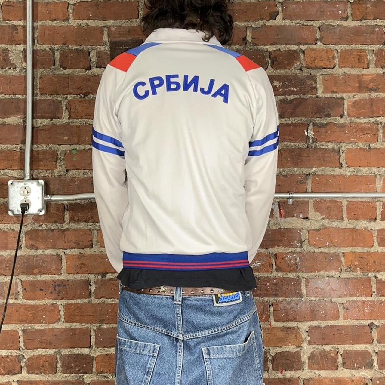 Russian Zip Up Track Jacket. Size medium in men’s.... - Depop