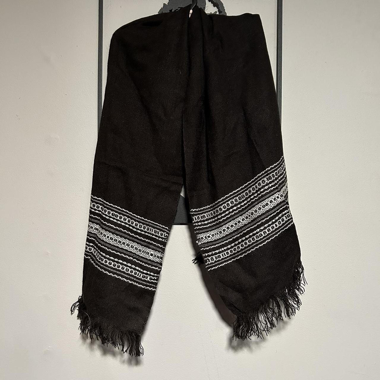 Dark Brown Scarf - Made Of A Soft Thin Materiel... - Depop