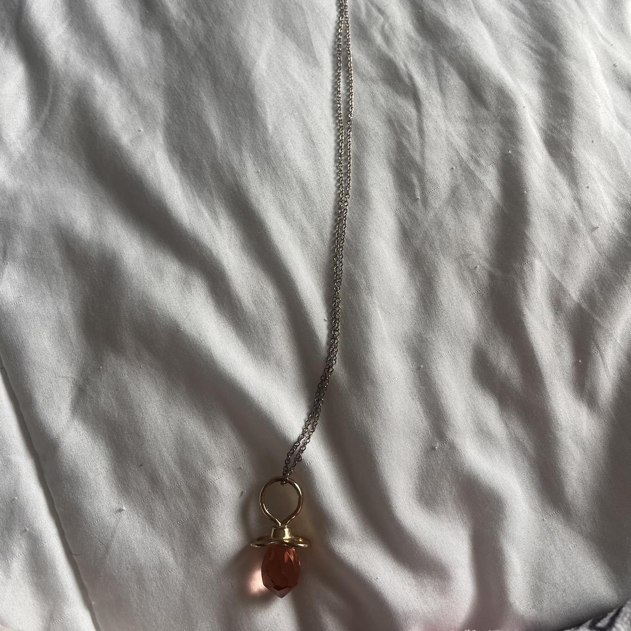 melanie martinez crybaby pacifier necklace great... - Depop