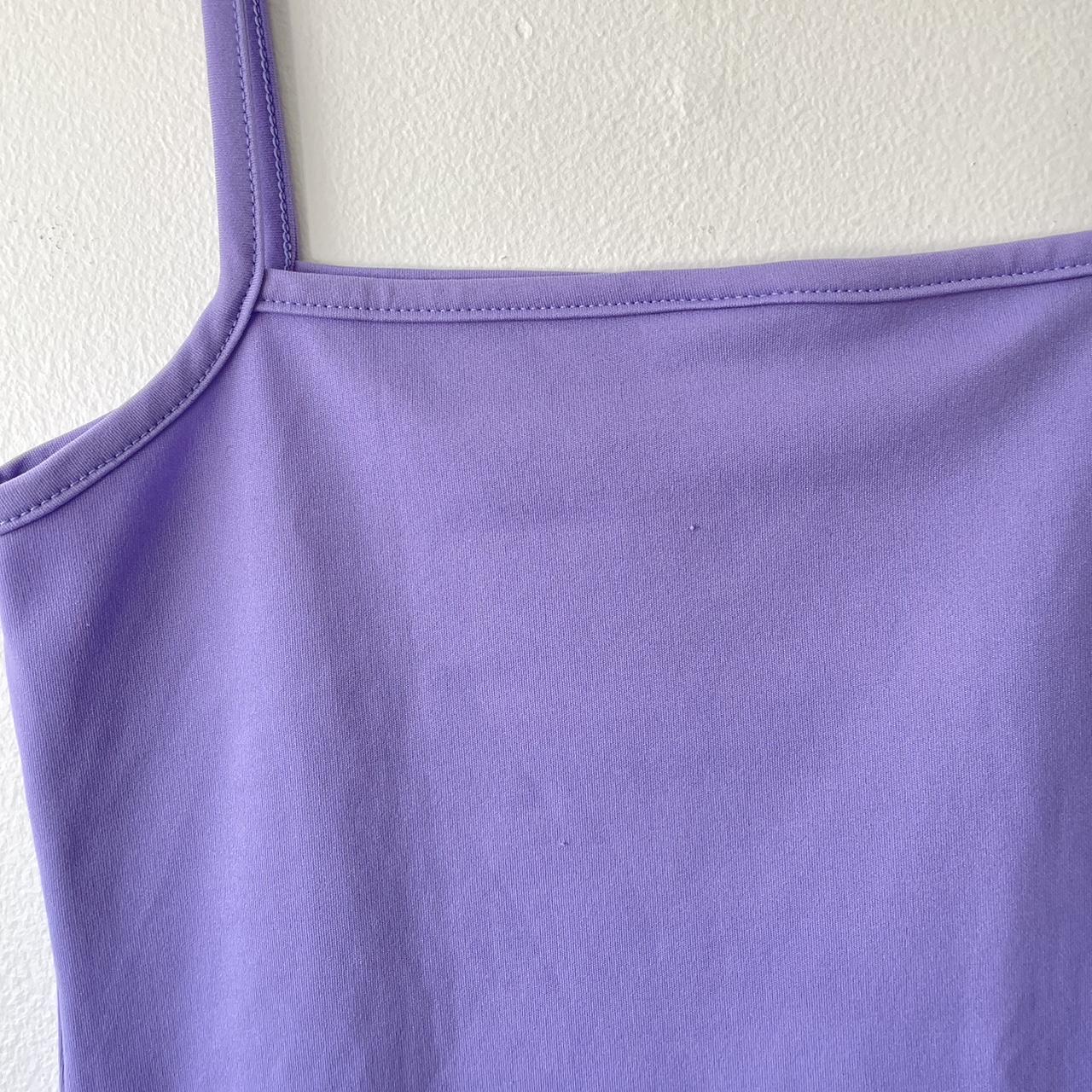 Y2K Lilac Singlet Top By old school Glassons and... - Depop