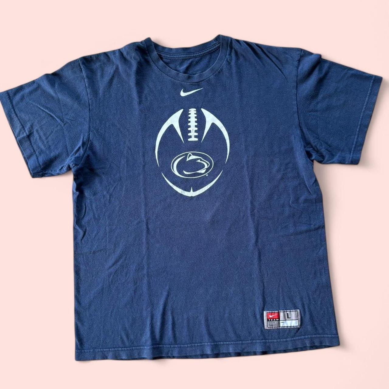 Navy Nike Penn State football tee Size Large P2P:... | Depop