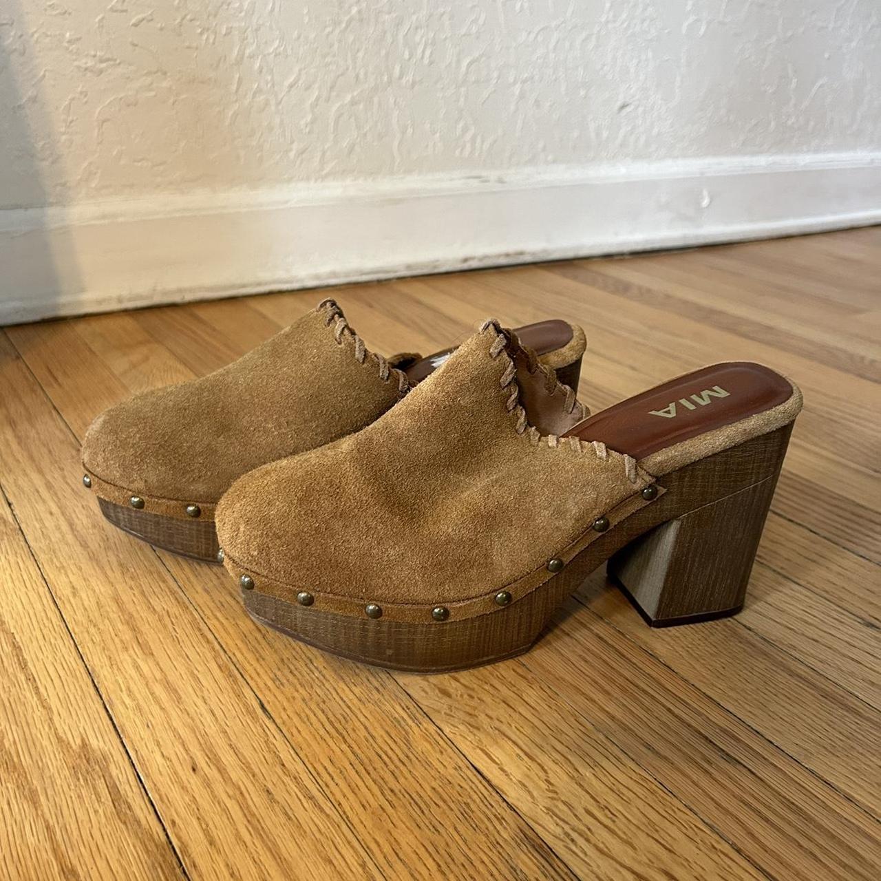 studded mia chunky clog women's 8 #chunkyshoe... - Depop