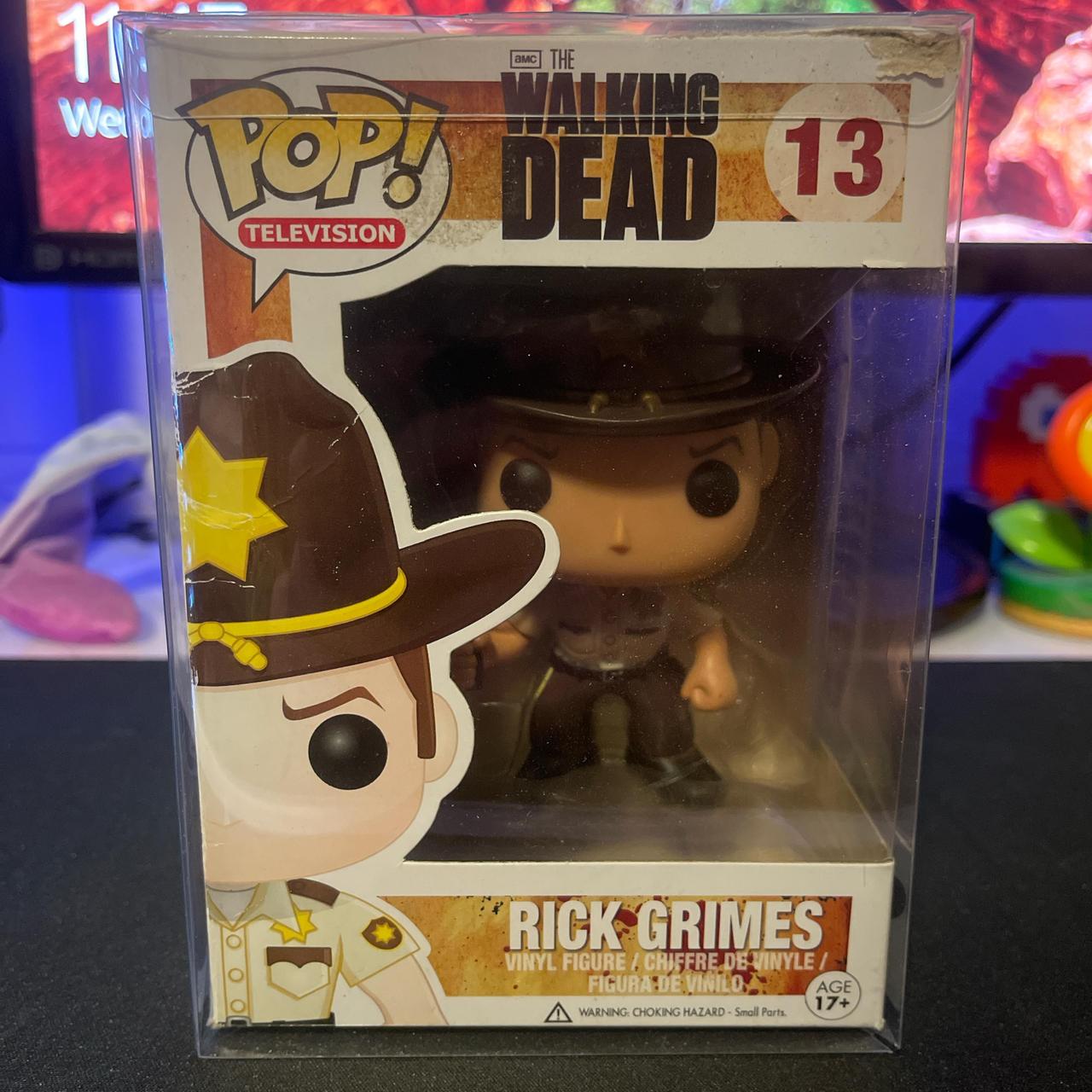 The walking dead funko pop of Rick Grimes! Minor... - Depop