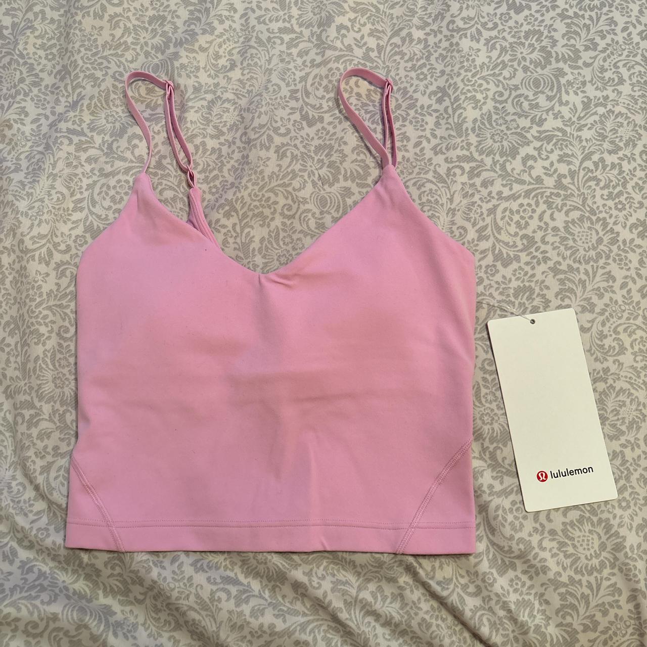 lululemon align cropped cami tank in the color vita... - Depop