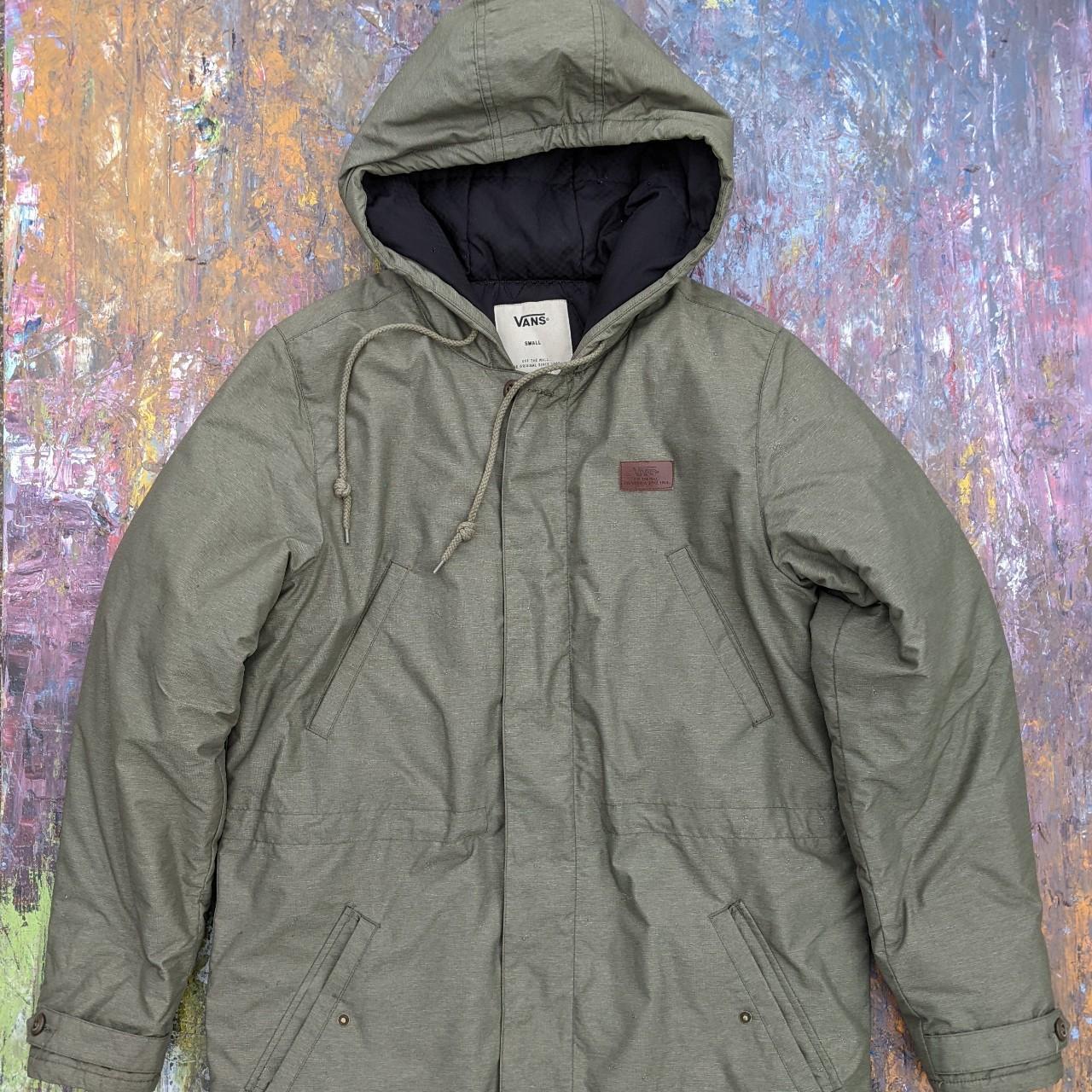 Super warm light padded Vans Parka Mid length just... - Depop