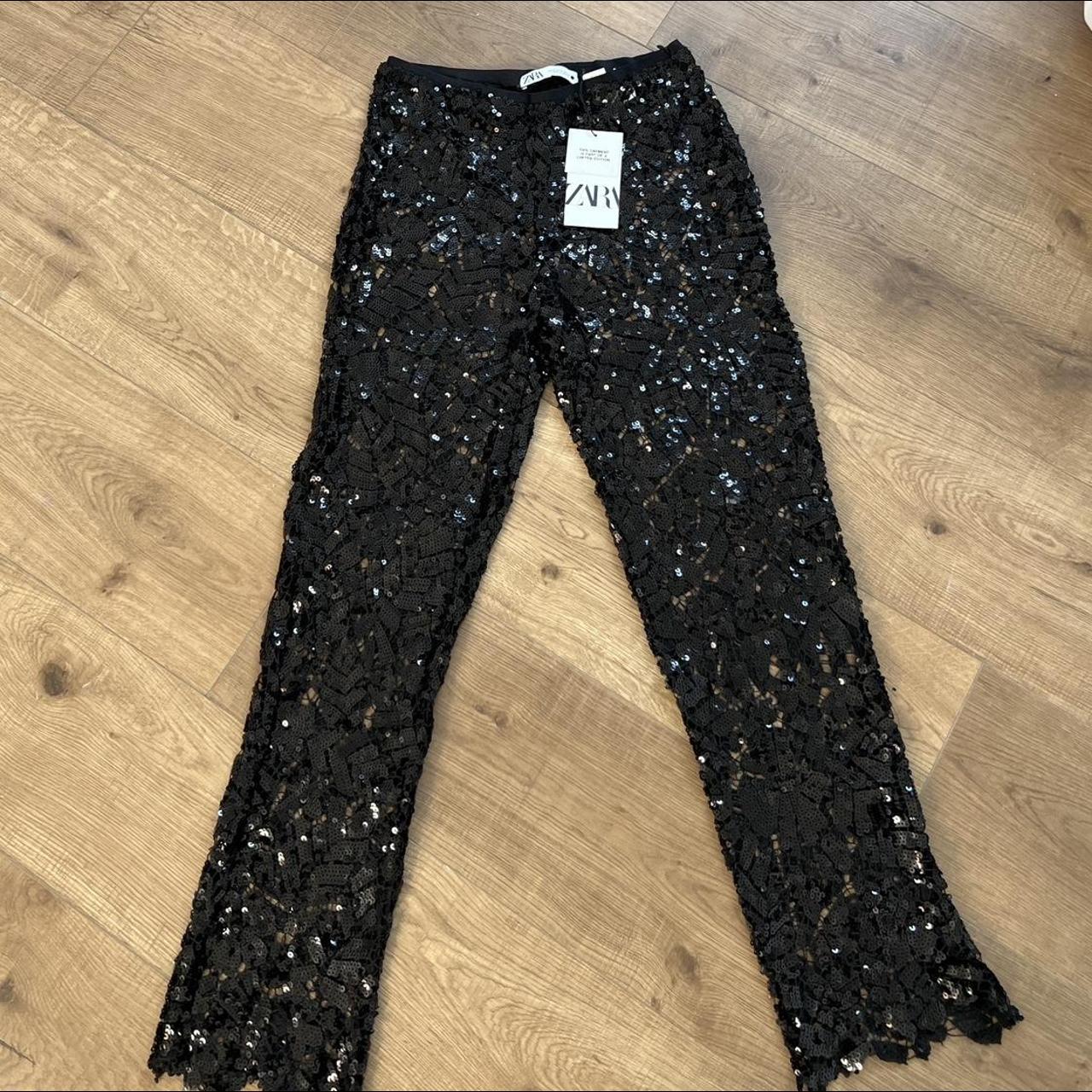 Zara Women's Black Trousers | Depop