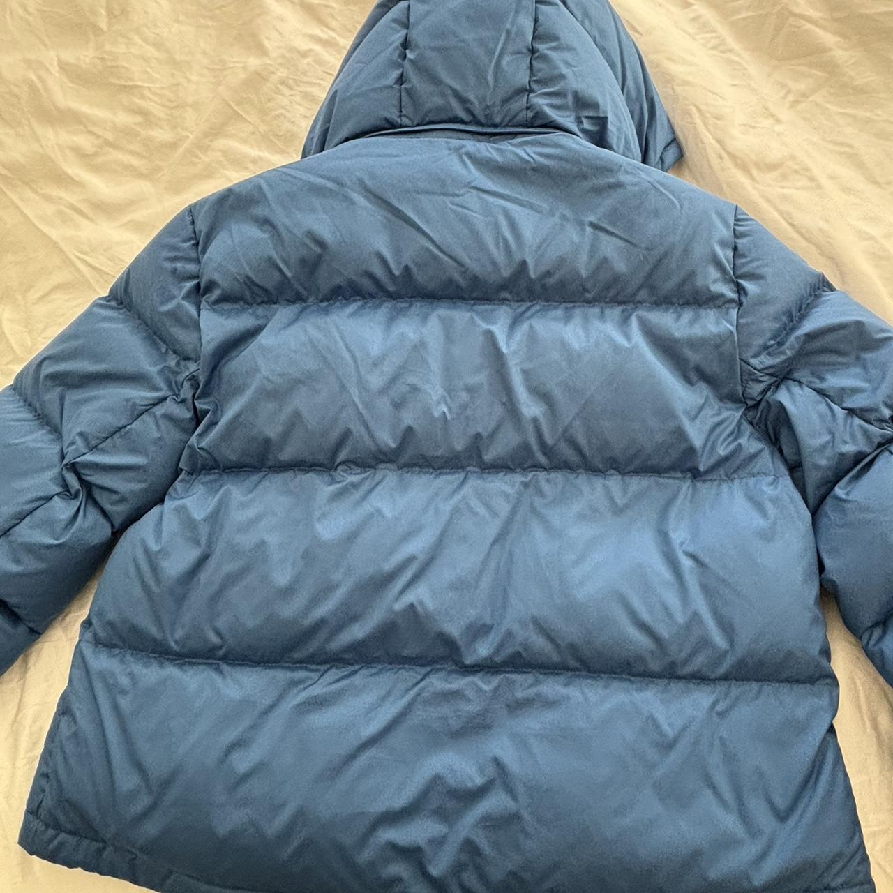 Quince Blue Down Puffer Jacket Only worn a couple... - Depop