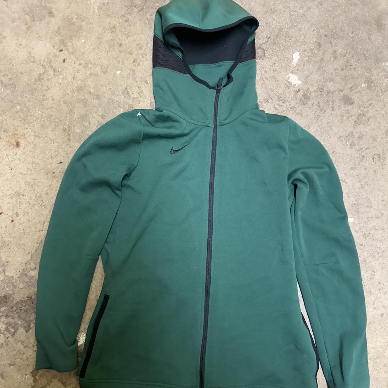 Green Nike tech zip up hoodie Nike tech wear... - Depop