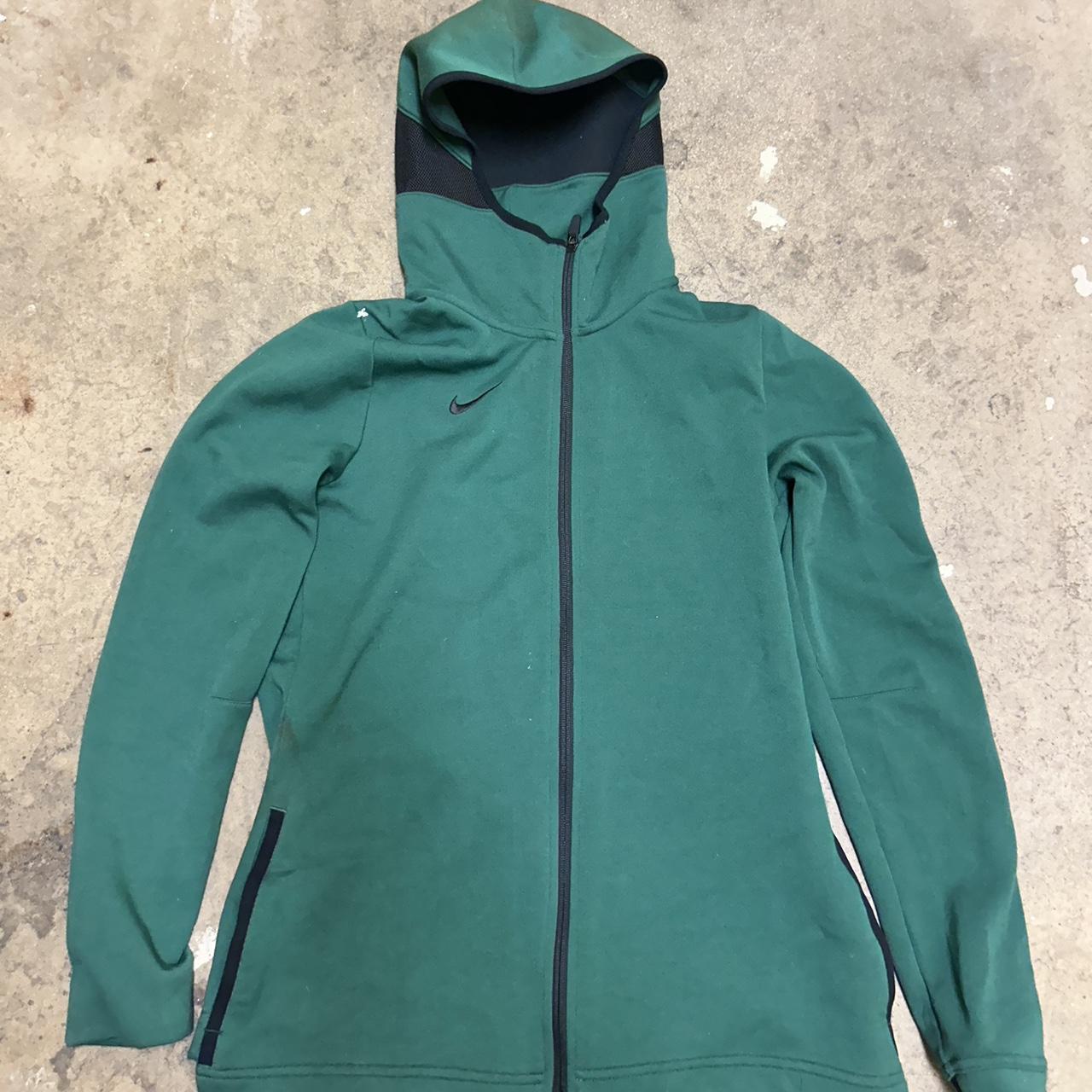 Green Nike tech zip up hoodie Nike tech wear... - Depop