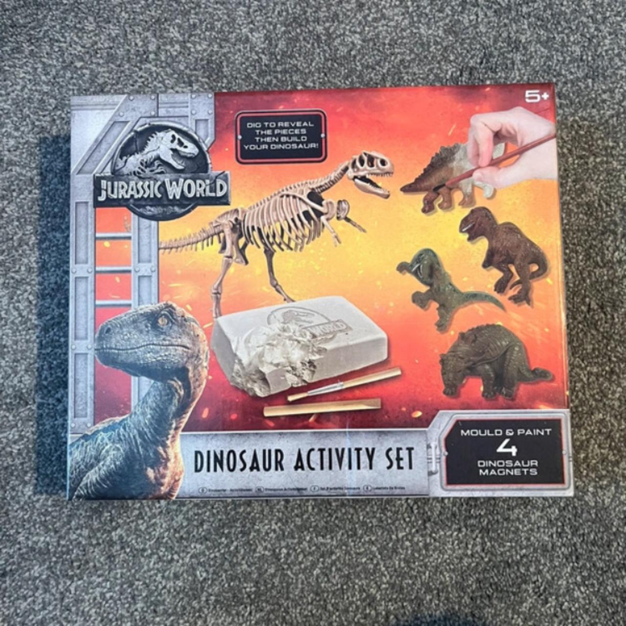 Kids Jurassic Park Dinosaur Activity Set Excavate... - Depop