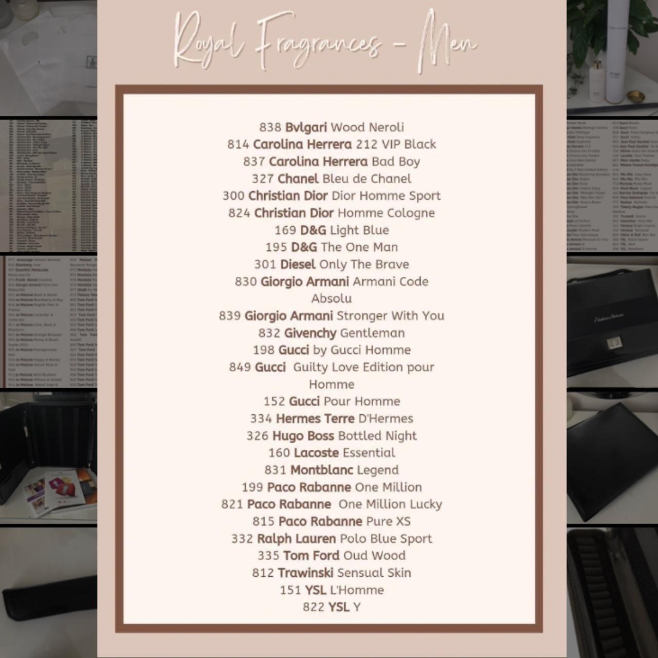 5 FM samples male female and unisex scents... - Depop