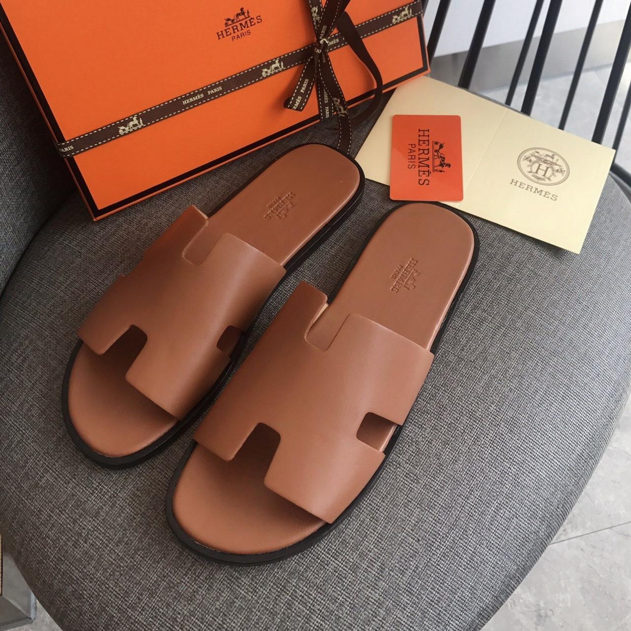 MENS HERMES SANDALS TANNED UK 7! - Depop