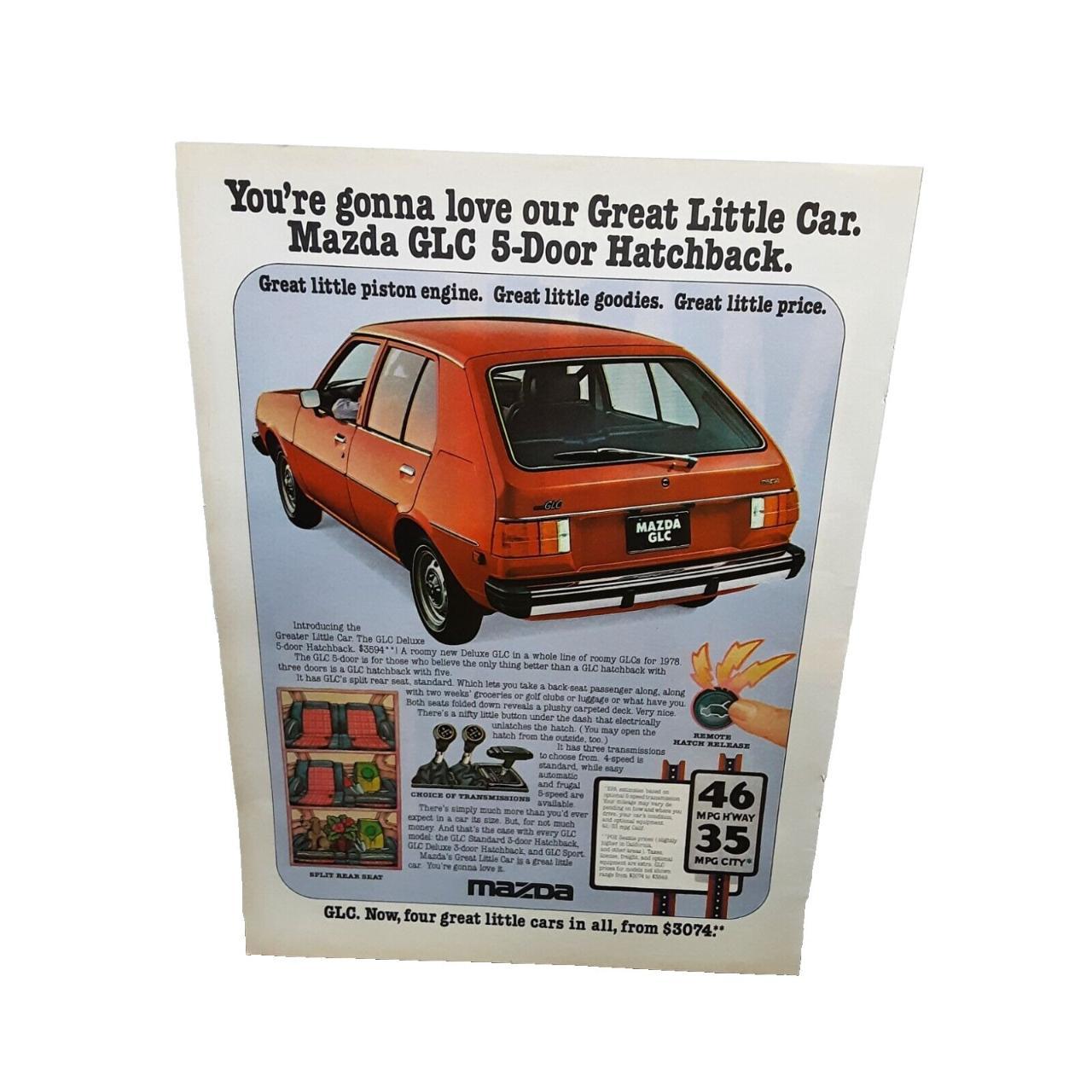 1977 1978 Mazda GLC Deluxe 5 Door Hatchback Car... | Depop