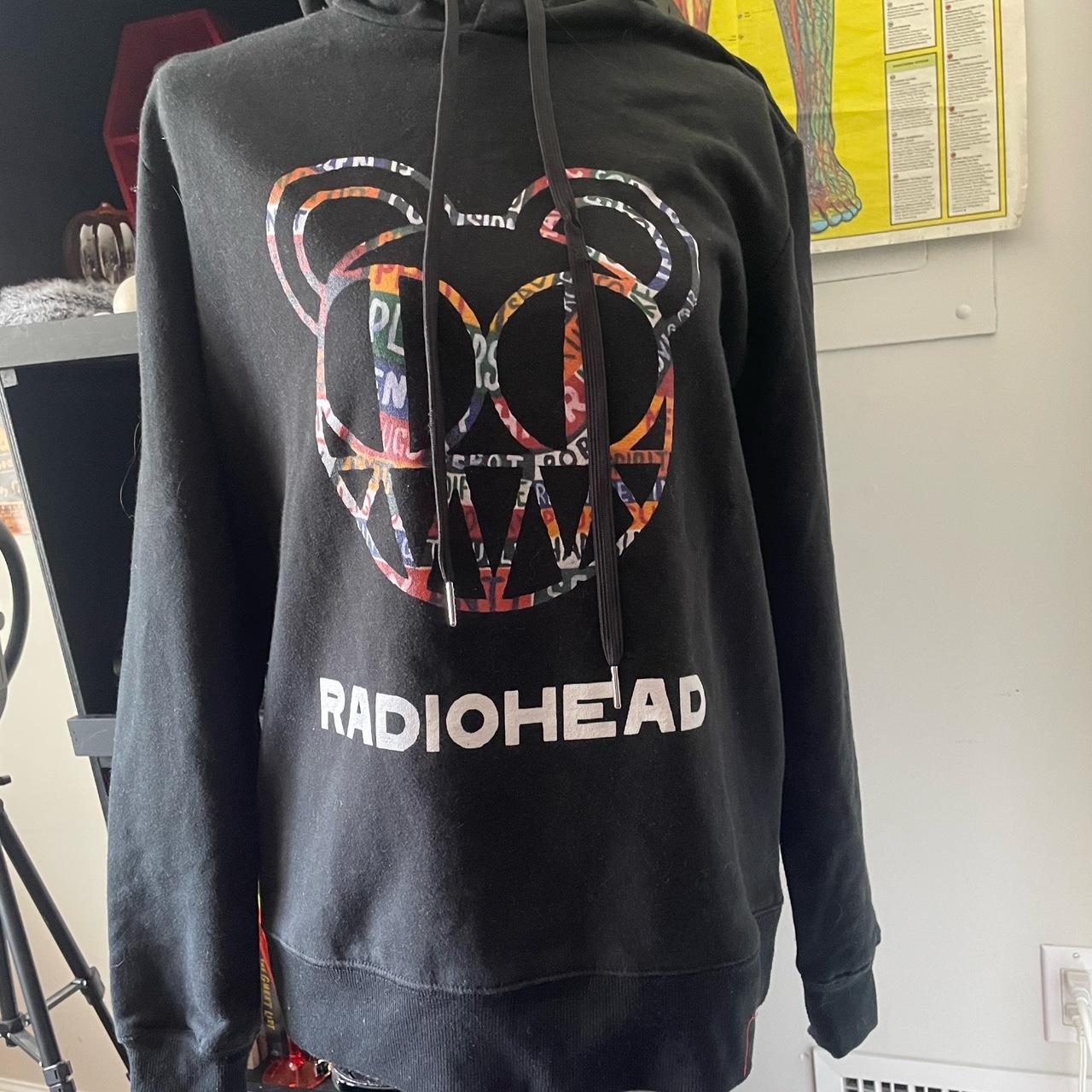radiohead graphic hoodie band / alternative / merch - Depop