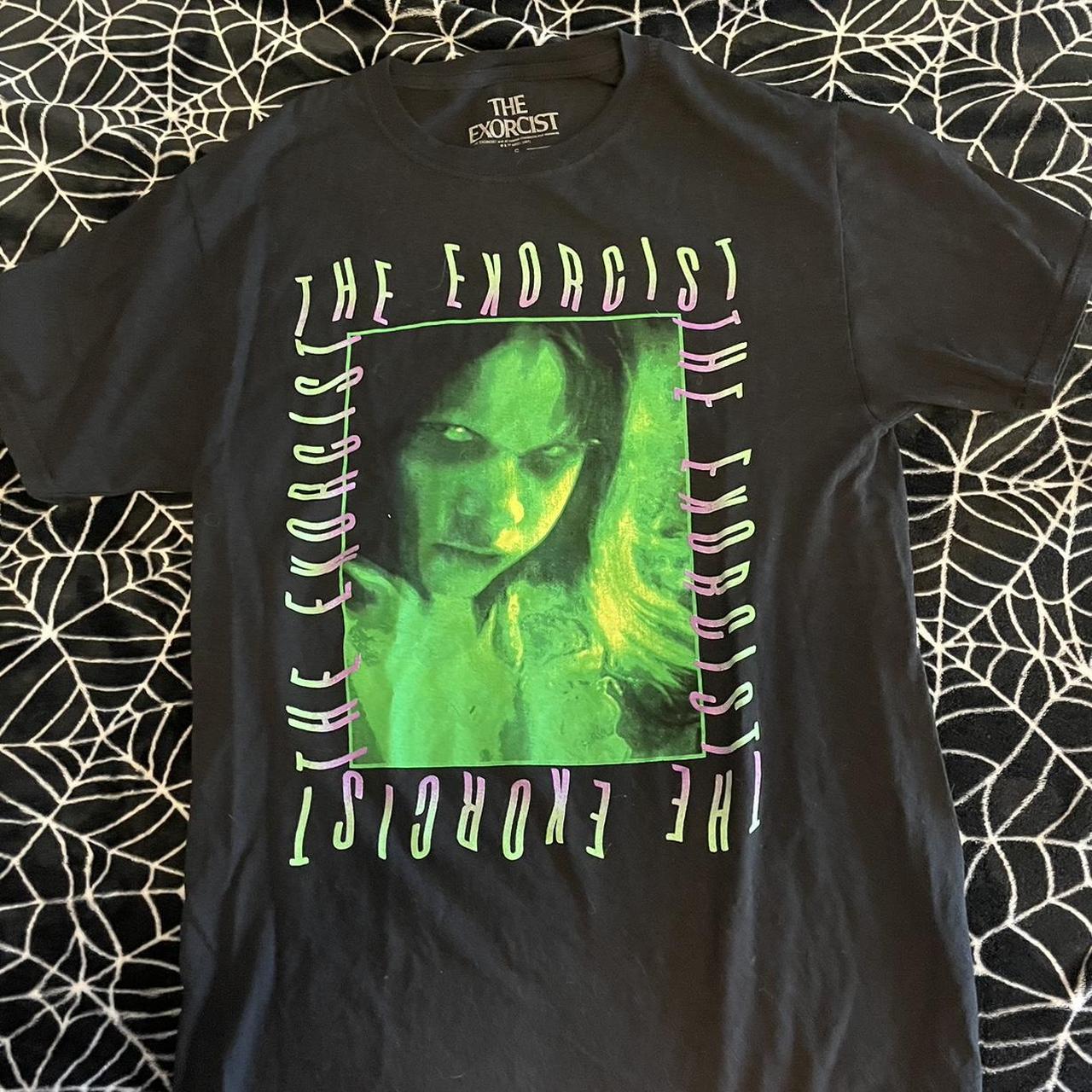 the exorcist graphic tee #horror - Depop