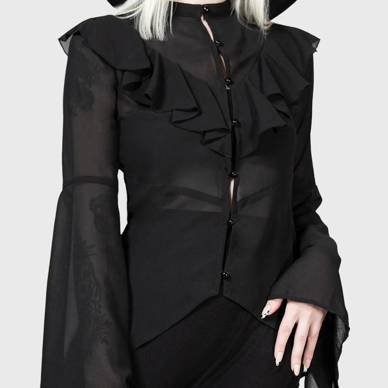 valentines heart blouse killstar - Depop