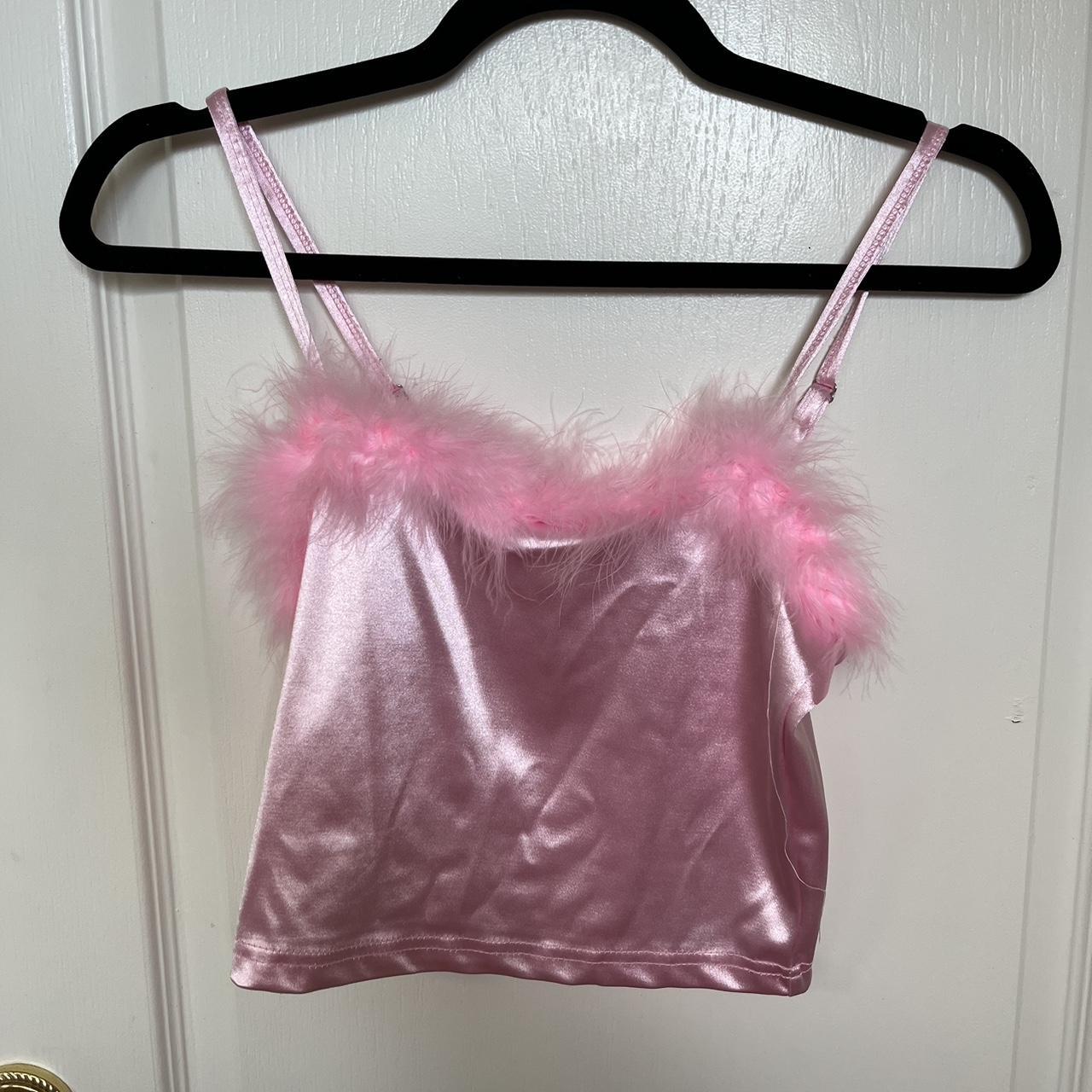 Dollskill Sugar Thrillz Exes and OMGs pink satin... - Depop