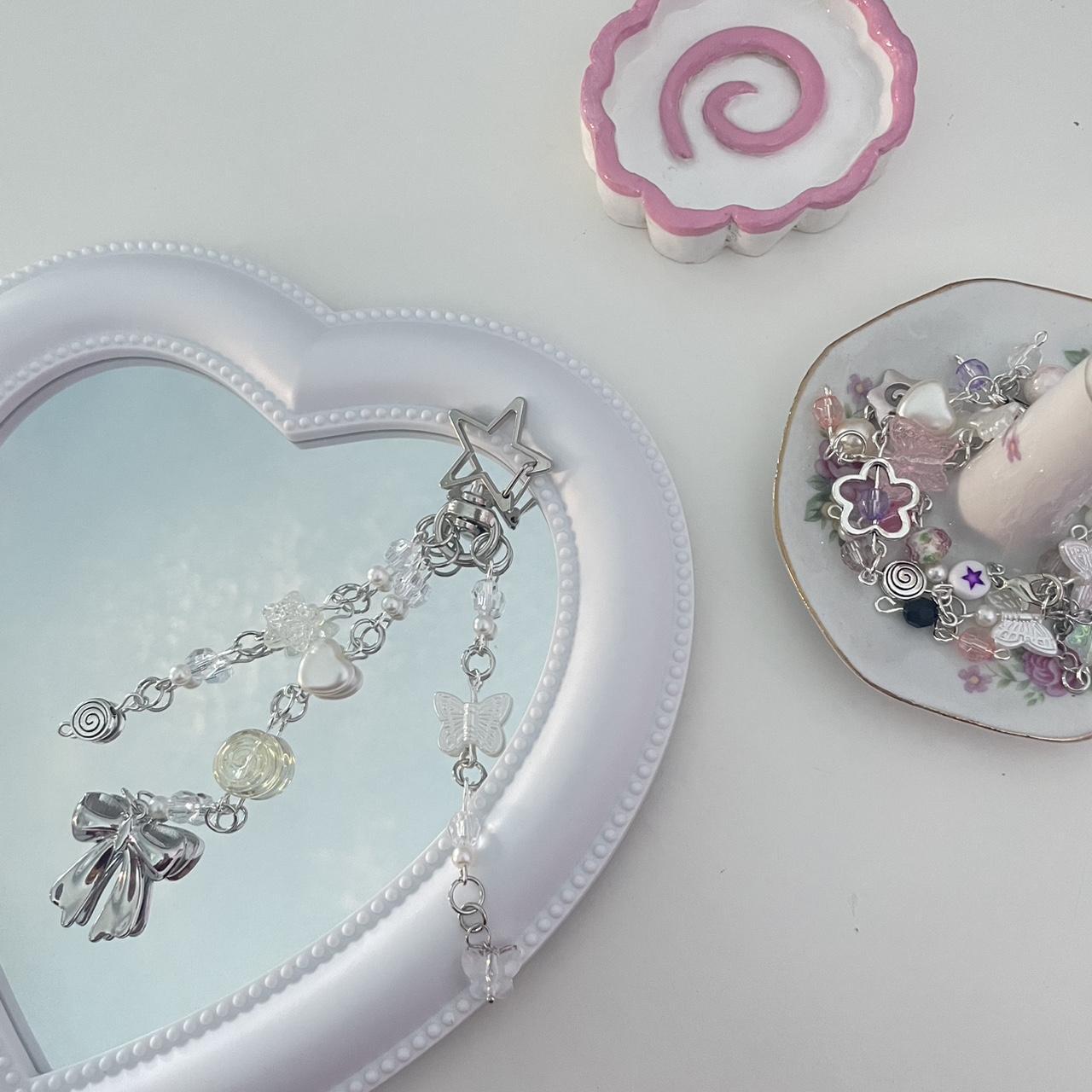 Marshmallow keychain / bag charm 🧁 - Handmade by me... | Depop