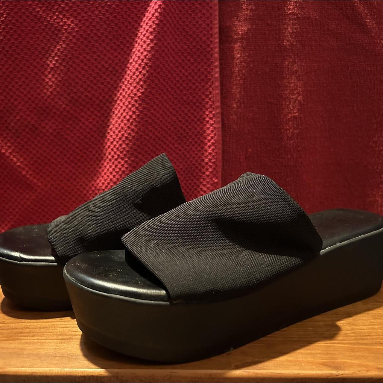 Payless ShoeSource Women's Black Sandals | Depop