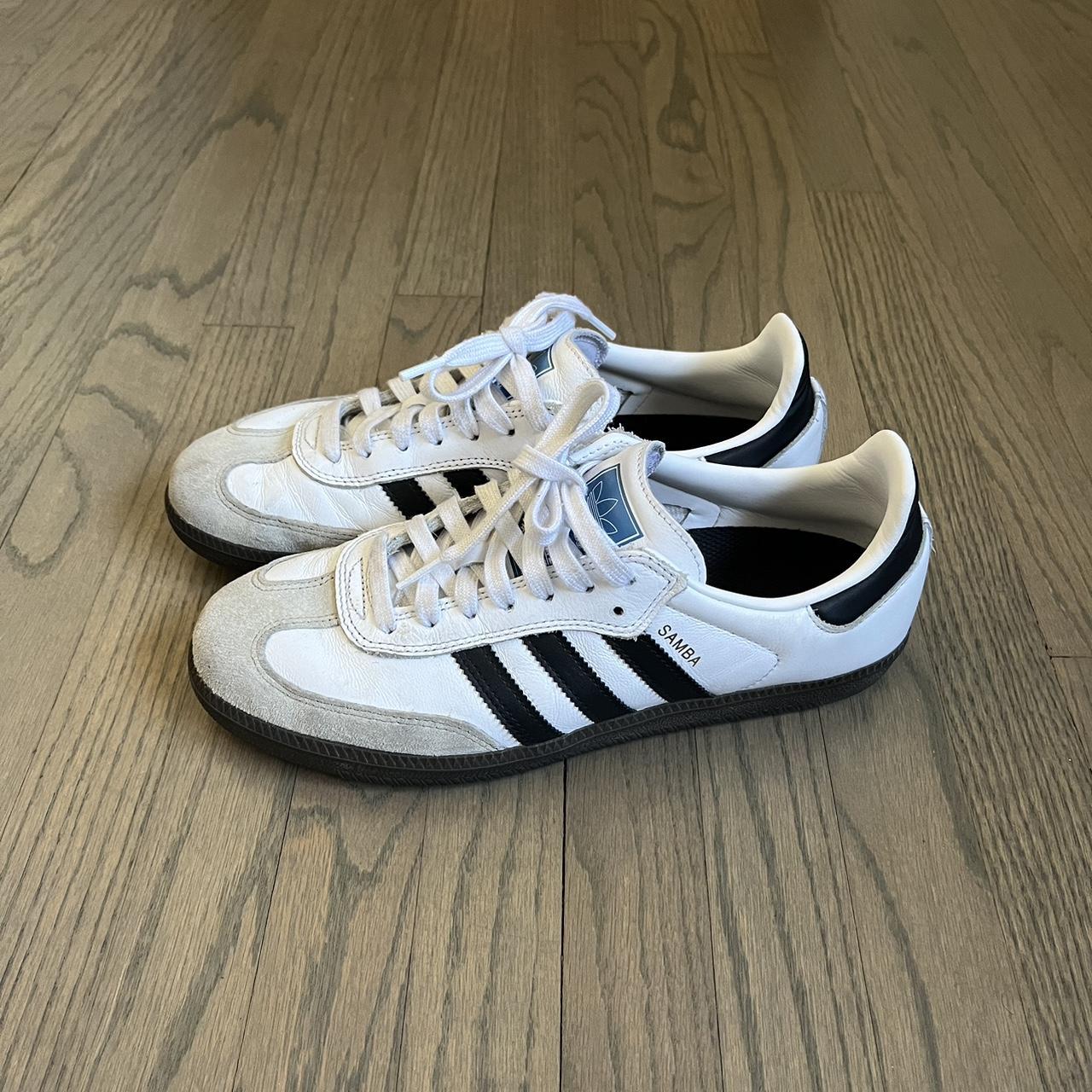 Adidas Samba White Size 9 Men’s Condition: -... - Depop