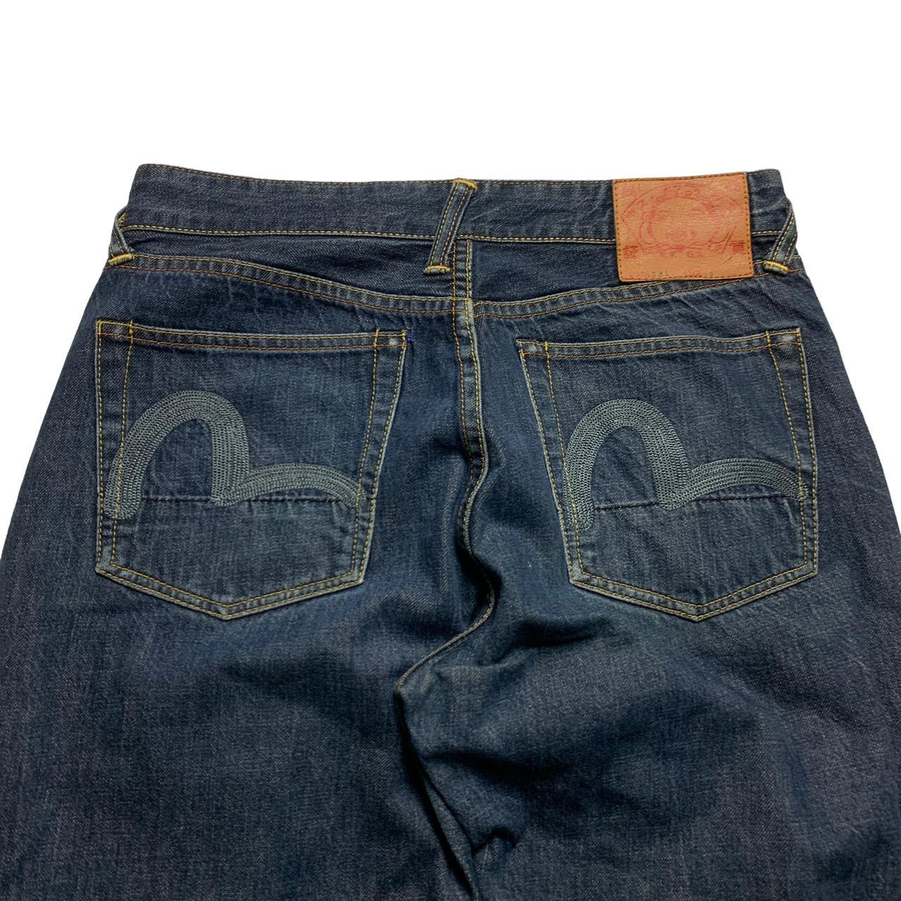 Baggy Evisu Jeans Size 30 Evisu embroidered gull... - Depop