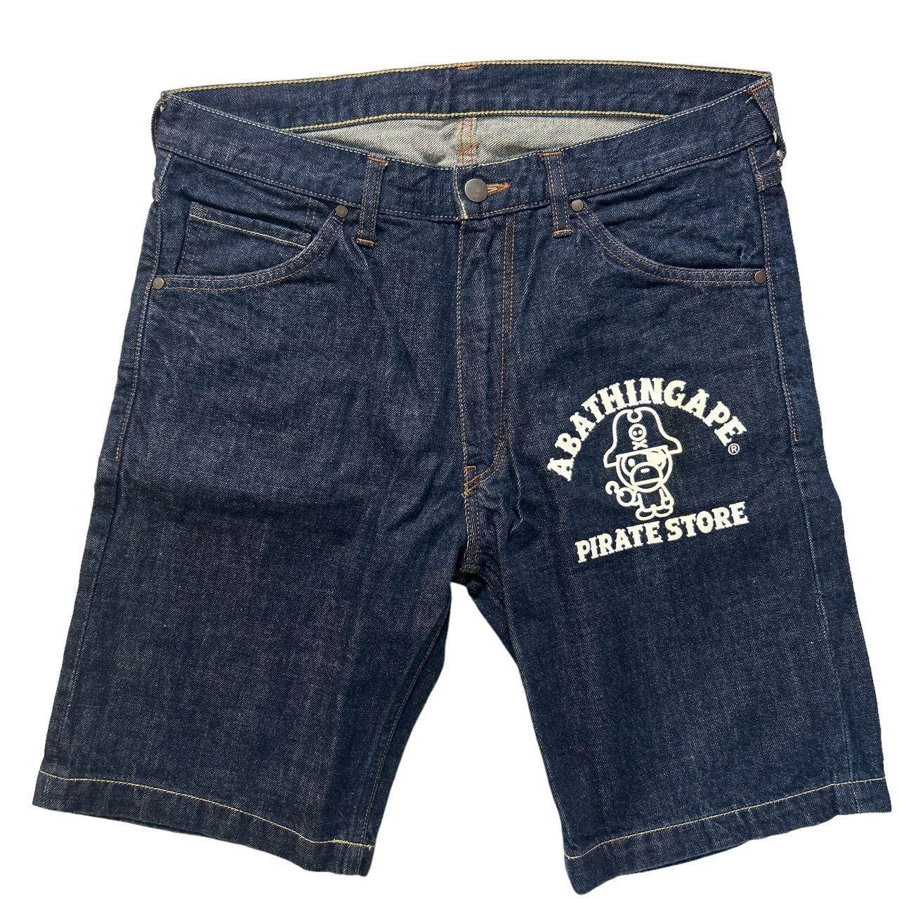 Bape Jorts Size M (W32) Baggy a bathing ape denim... - Depop