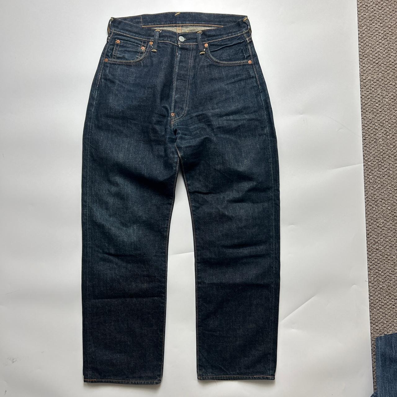 Evisu Jeans Size 31 Baggy Evisu yellow daicock... - Depop