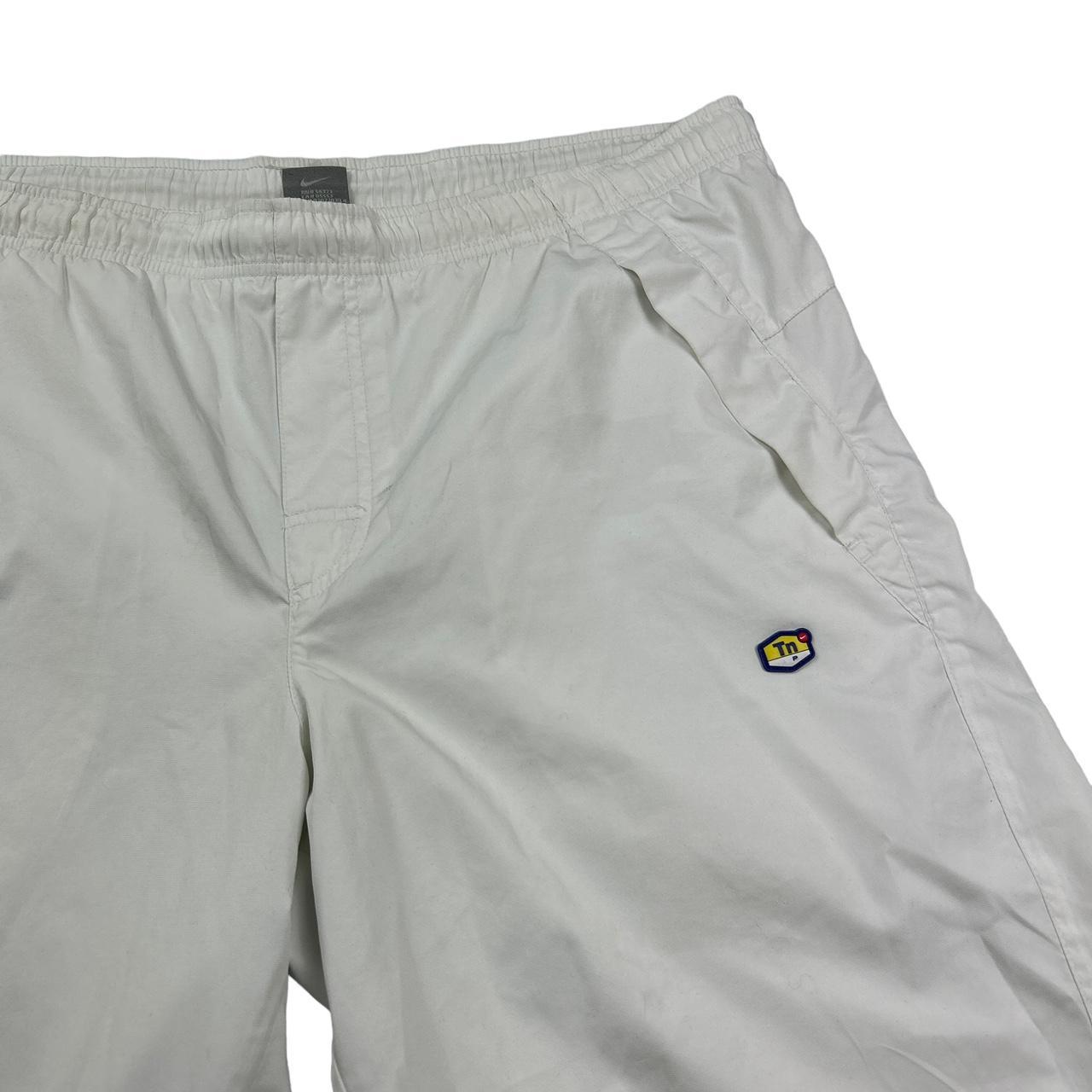 Nike Tn Track Pants Size L White Nike tn air... - Depop