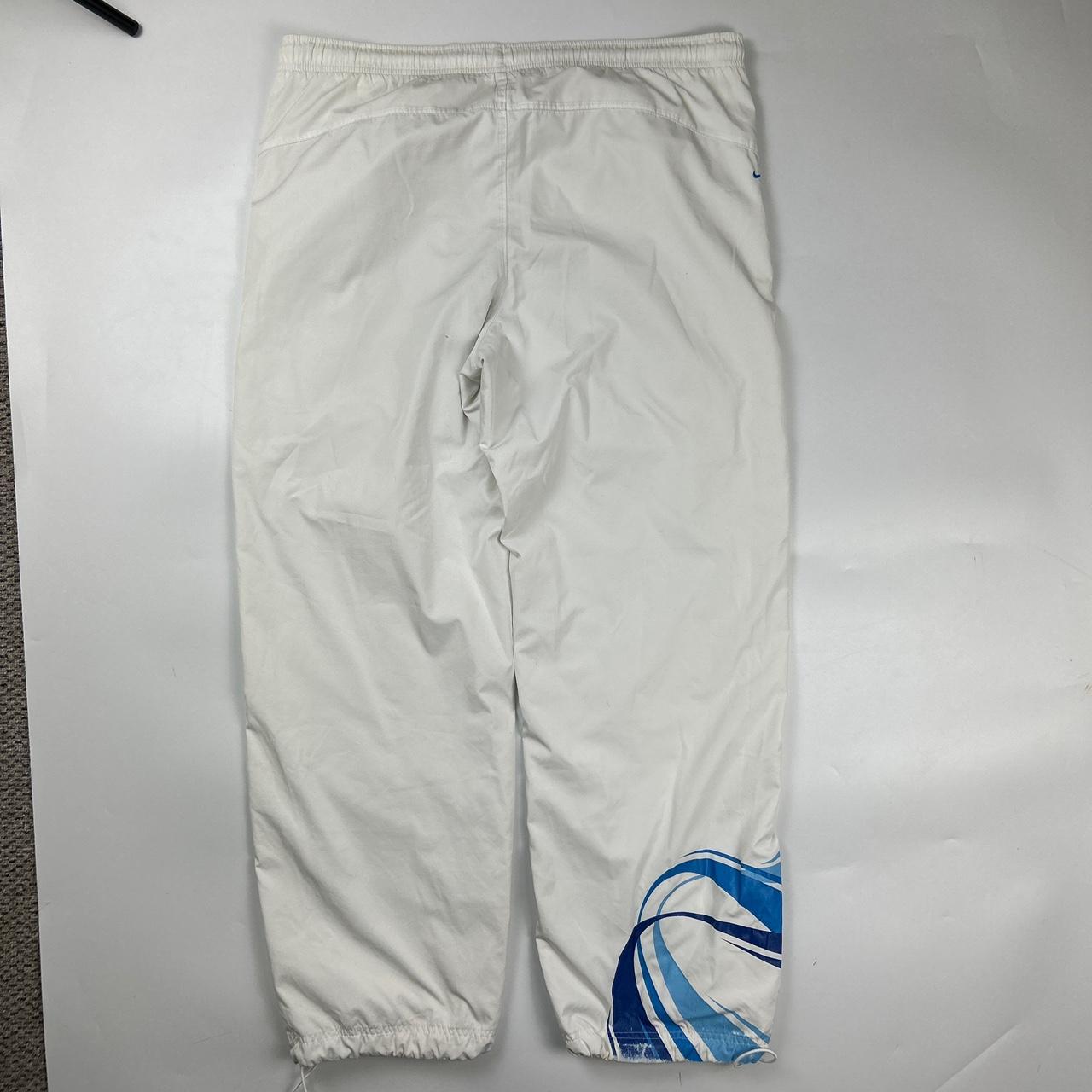 Nike Tn Track Pants Size L White Nike tn air... - Depop